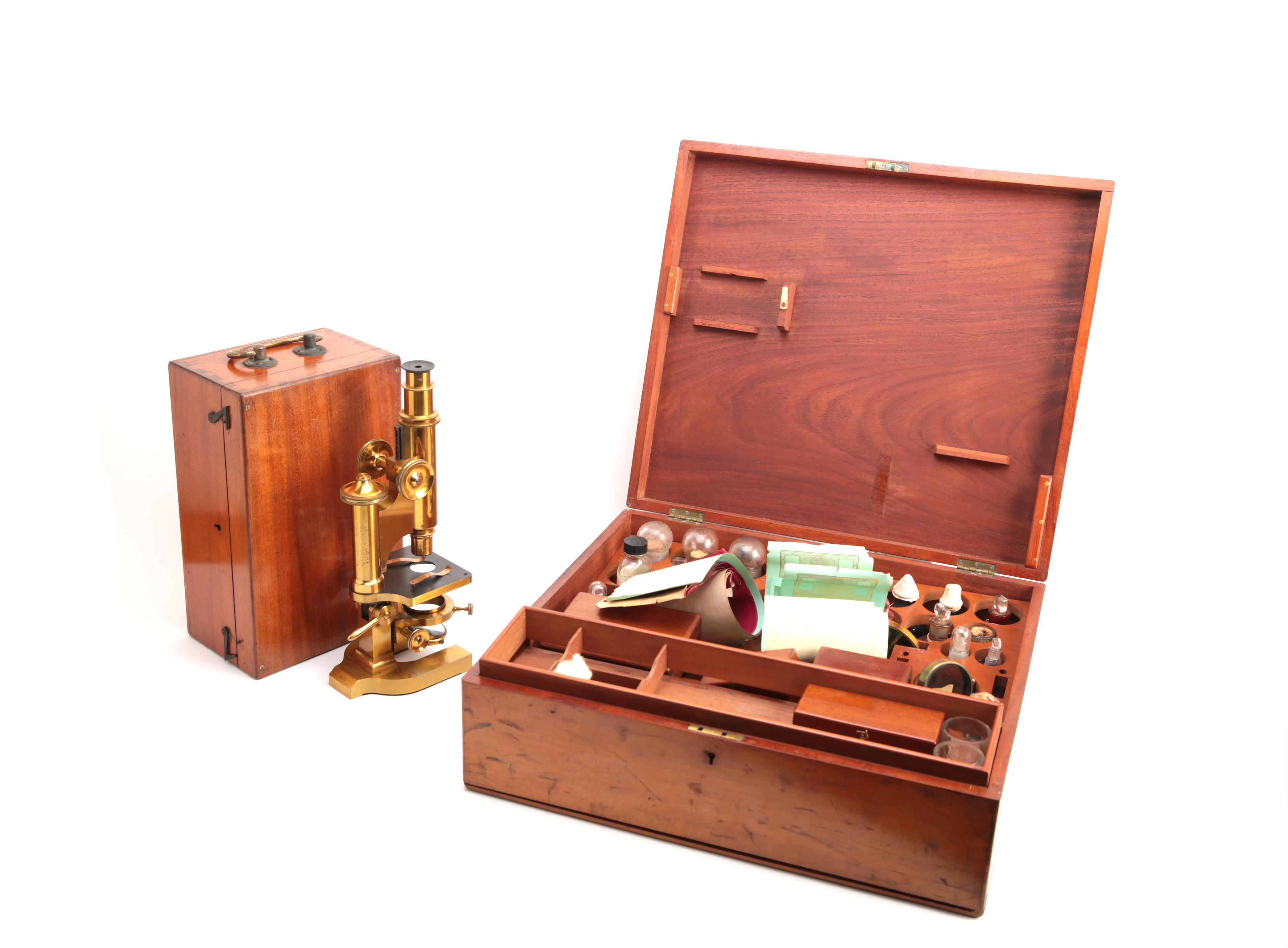 Bonhams A Late 19th Century R And J Beck Brass Monocular Compound
