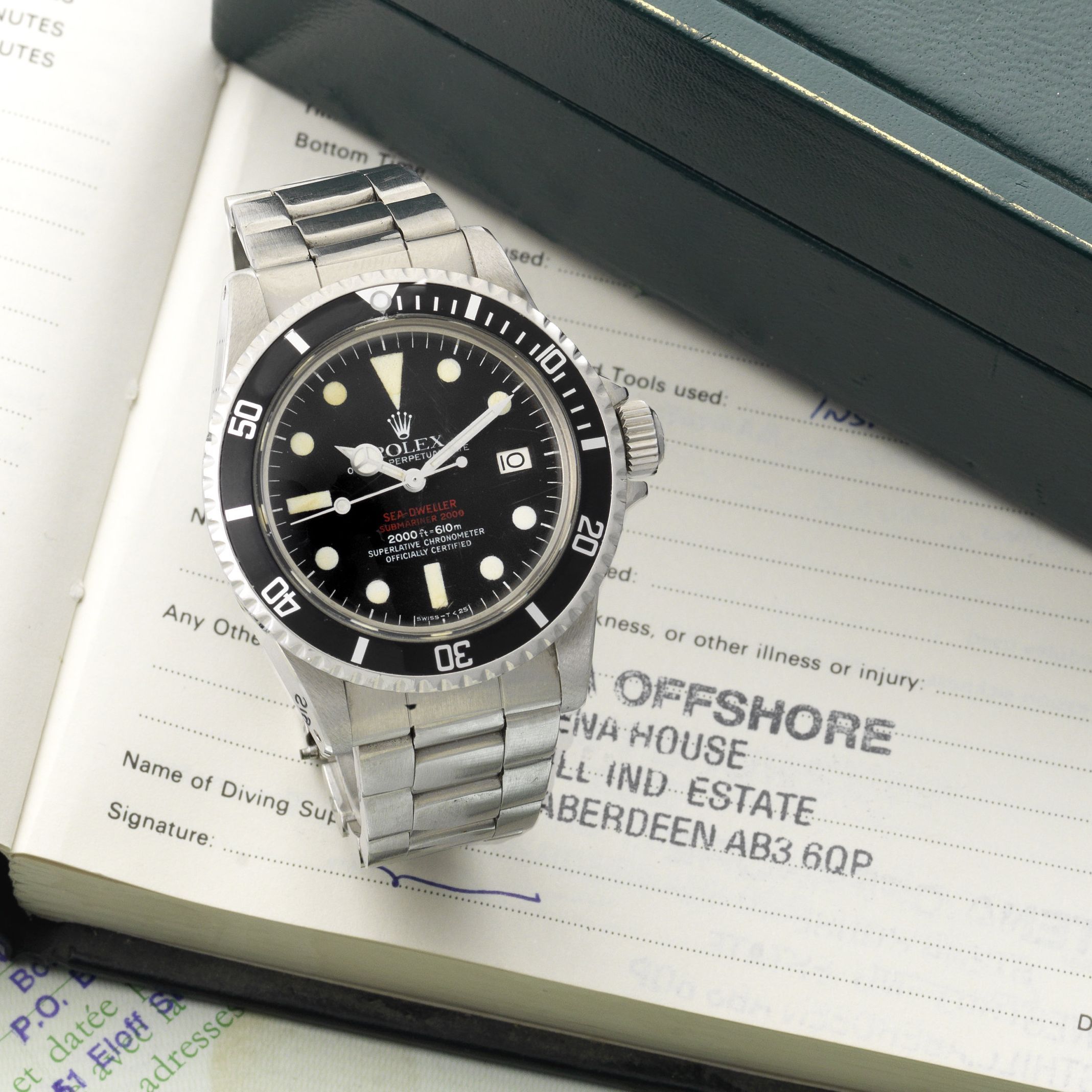 Bonhams : Rolex. A rare stainless steel automatic calendar bracelet ...