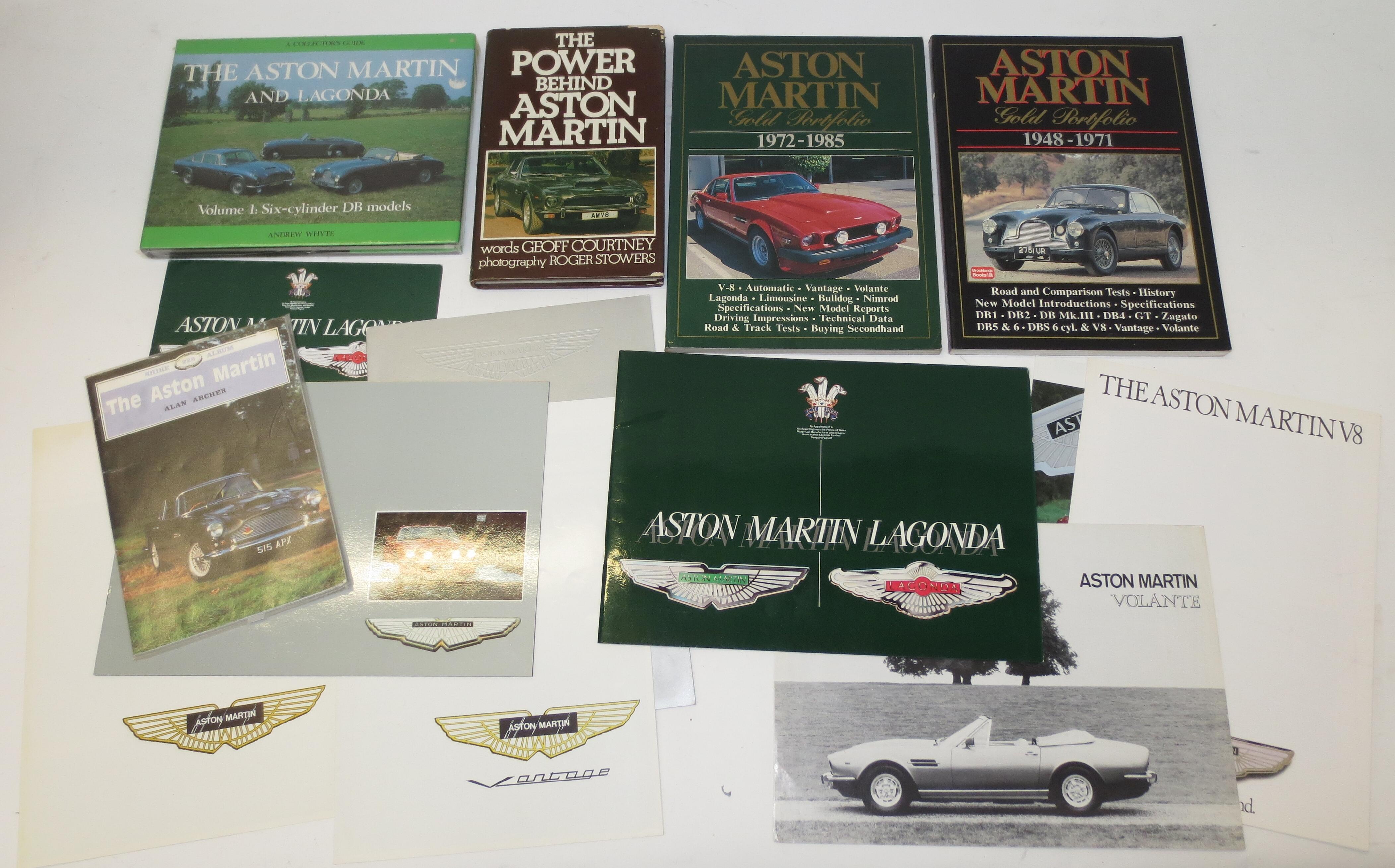 Bonhams Cars : Aston Martin V8 literature, ((Qty))
