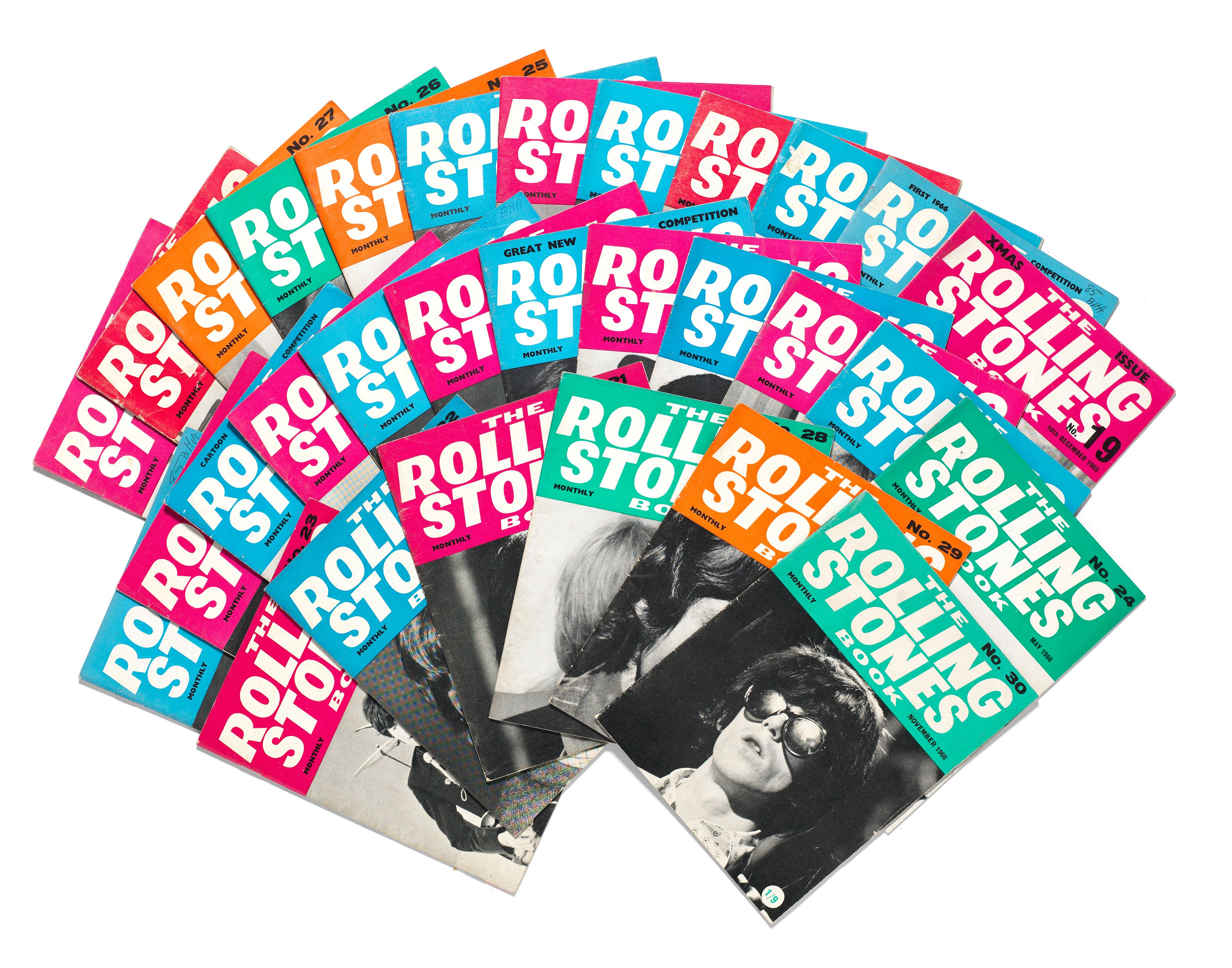 Bonhams : The Rolling Stones A complete set of The Rolling Stones Book ...