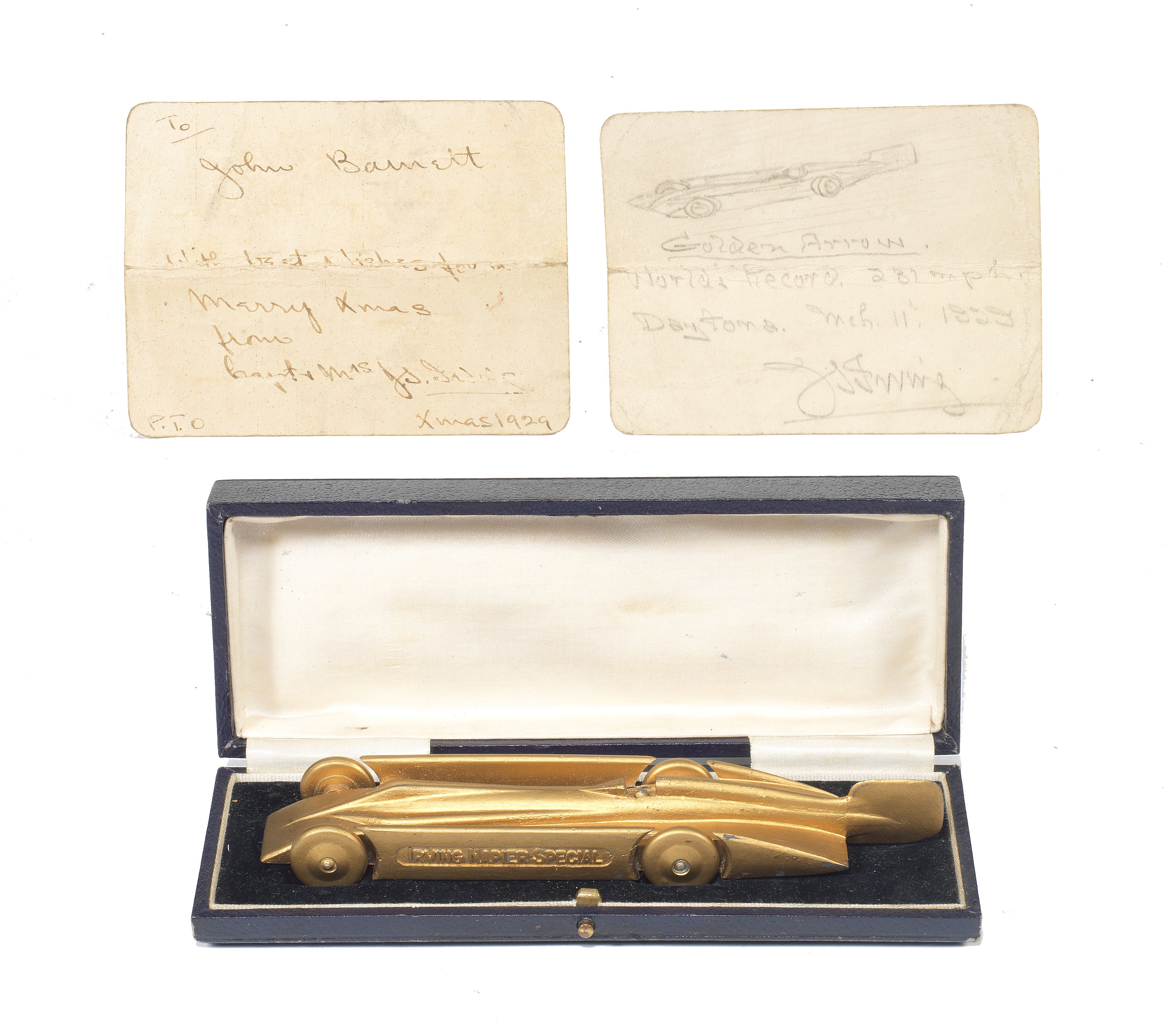 Bonhams Cars : A presentation cased die-cast model of the Irving Napier ...