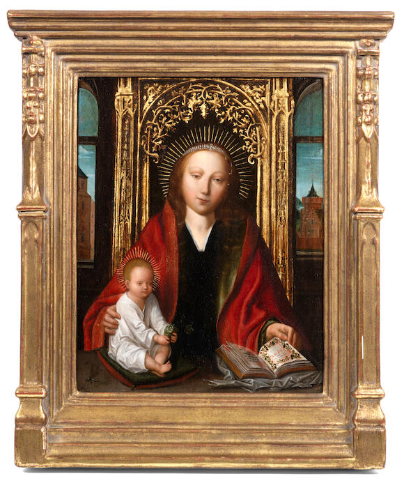 Bonhams : Circle of Quentin Matsys (Leuven 1466-1530 Antwerp) The Madonna and Child