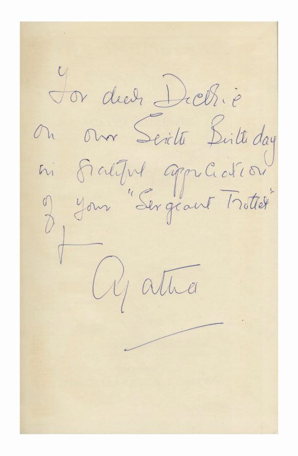 Bonhams : CHRISTIE (AGATHA) The Mousetrap. A Play in Two Acts, AUTHOR'S ...