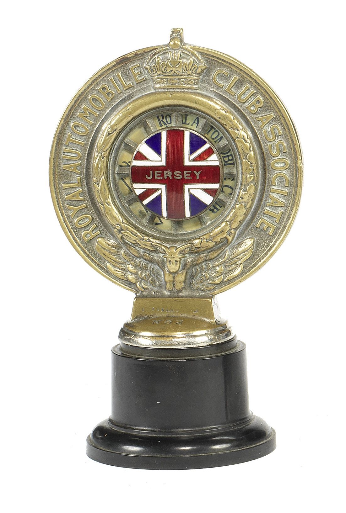 Bonhams Cars : An RAC associate member's badge with rare Jersey ...