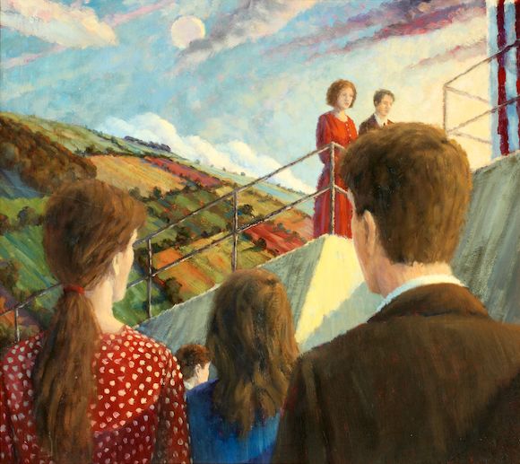 Bonhams : Tony Peart (British 1961) Waiting for Mr Punch