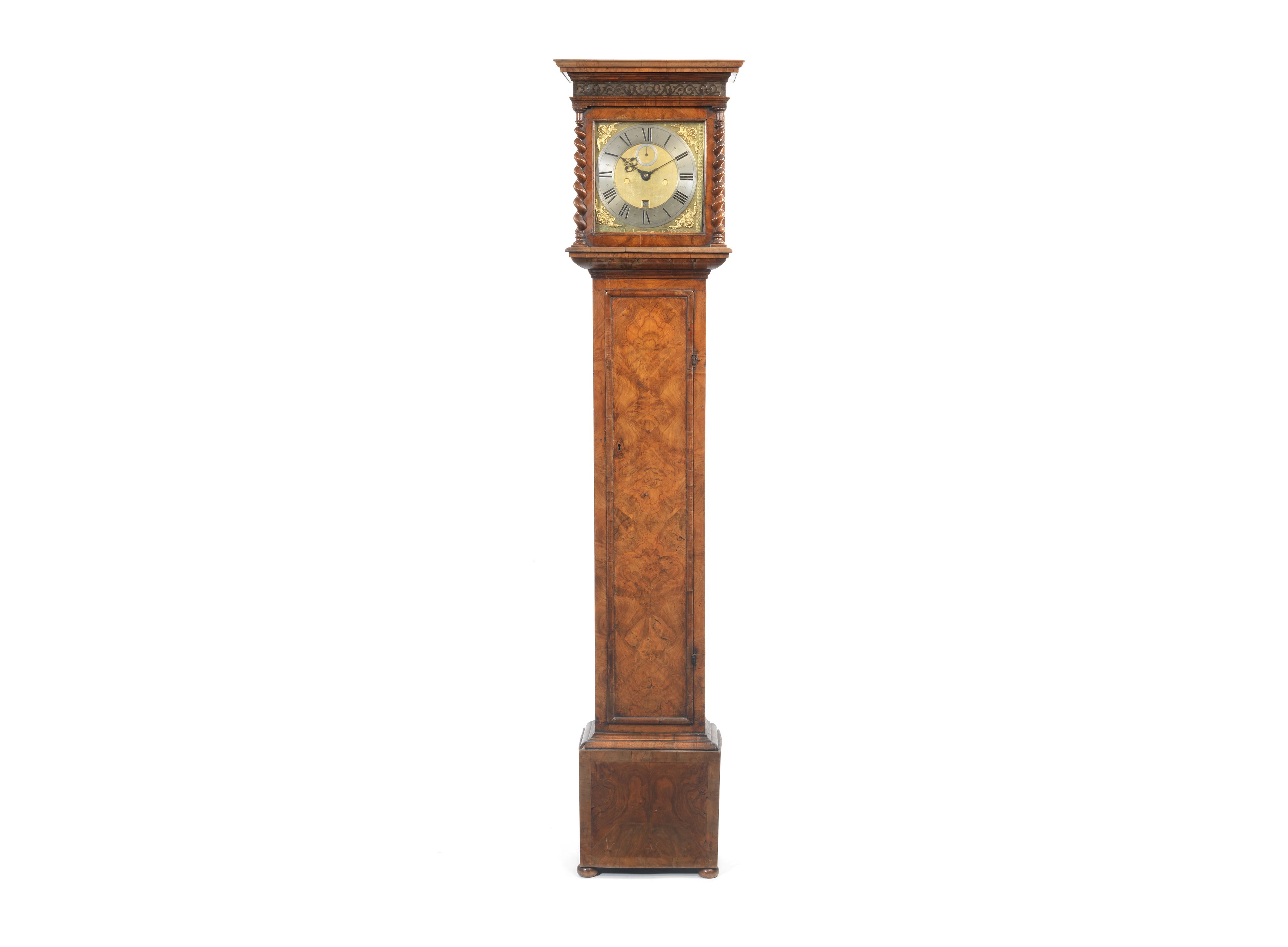 Bonhams : A rare and interesting late 17th century month-going longcase ...