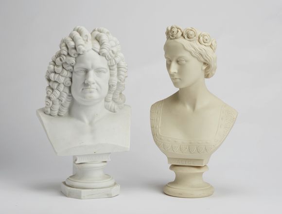 Bonhams : A Copeland Parian bust of Princess Alice after Mary ...