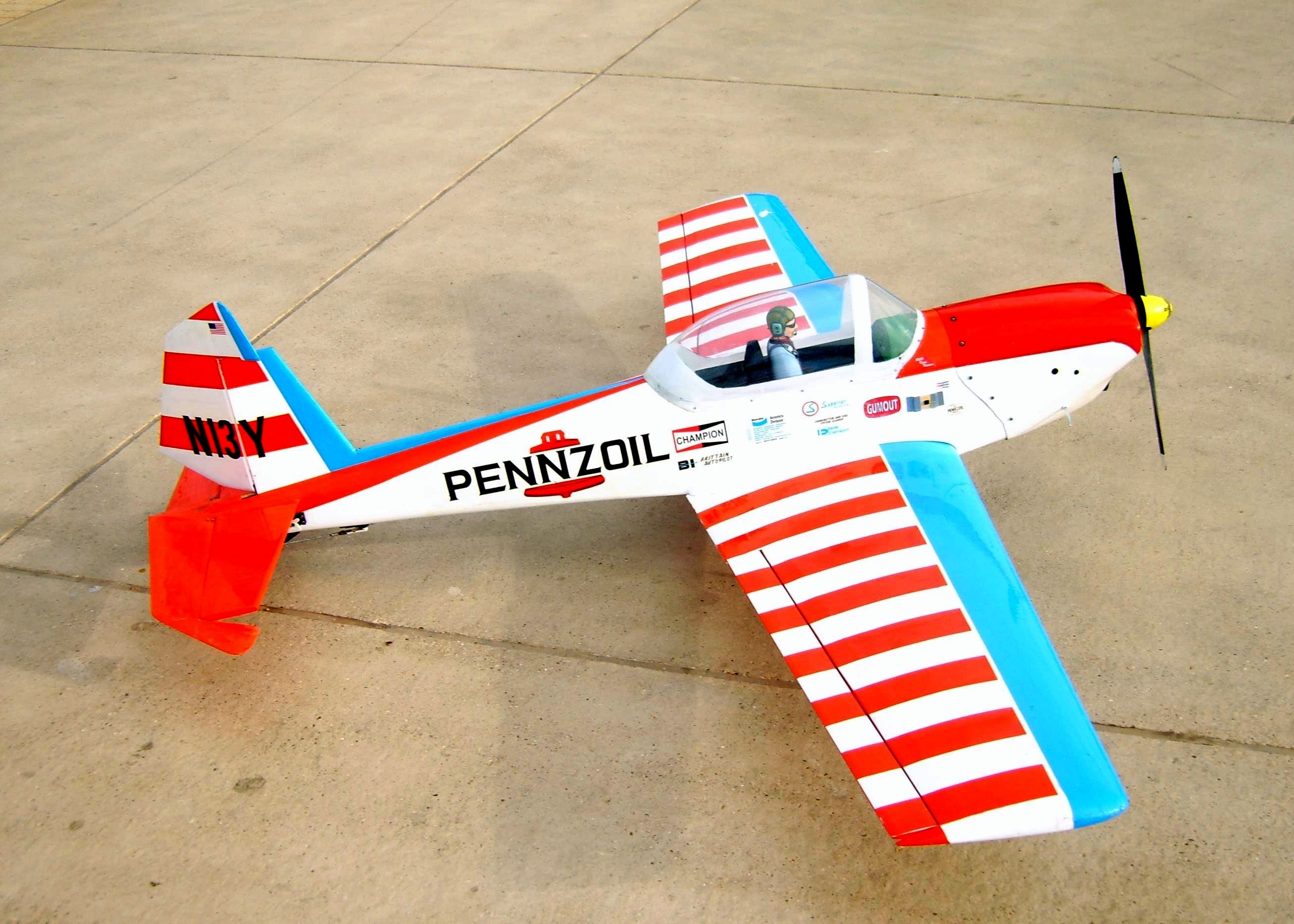 Bonhams Cars : A flying 1:5 scale model of a Super Chipmunk Apache 90RF,