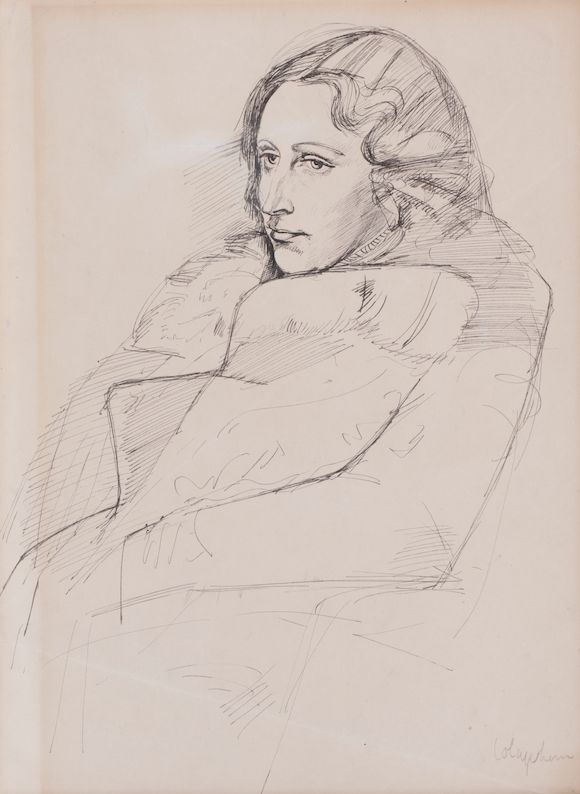 Bonhams : Robert Colquhoun (British, 1914-1962) Portrait of a young ...