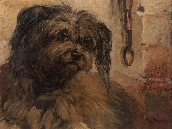Bonhams : Samuel Bough RSA (British, 1822-1878) 'Spring', a terrier 31. ...