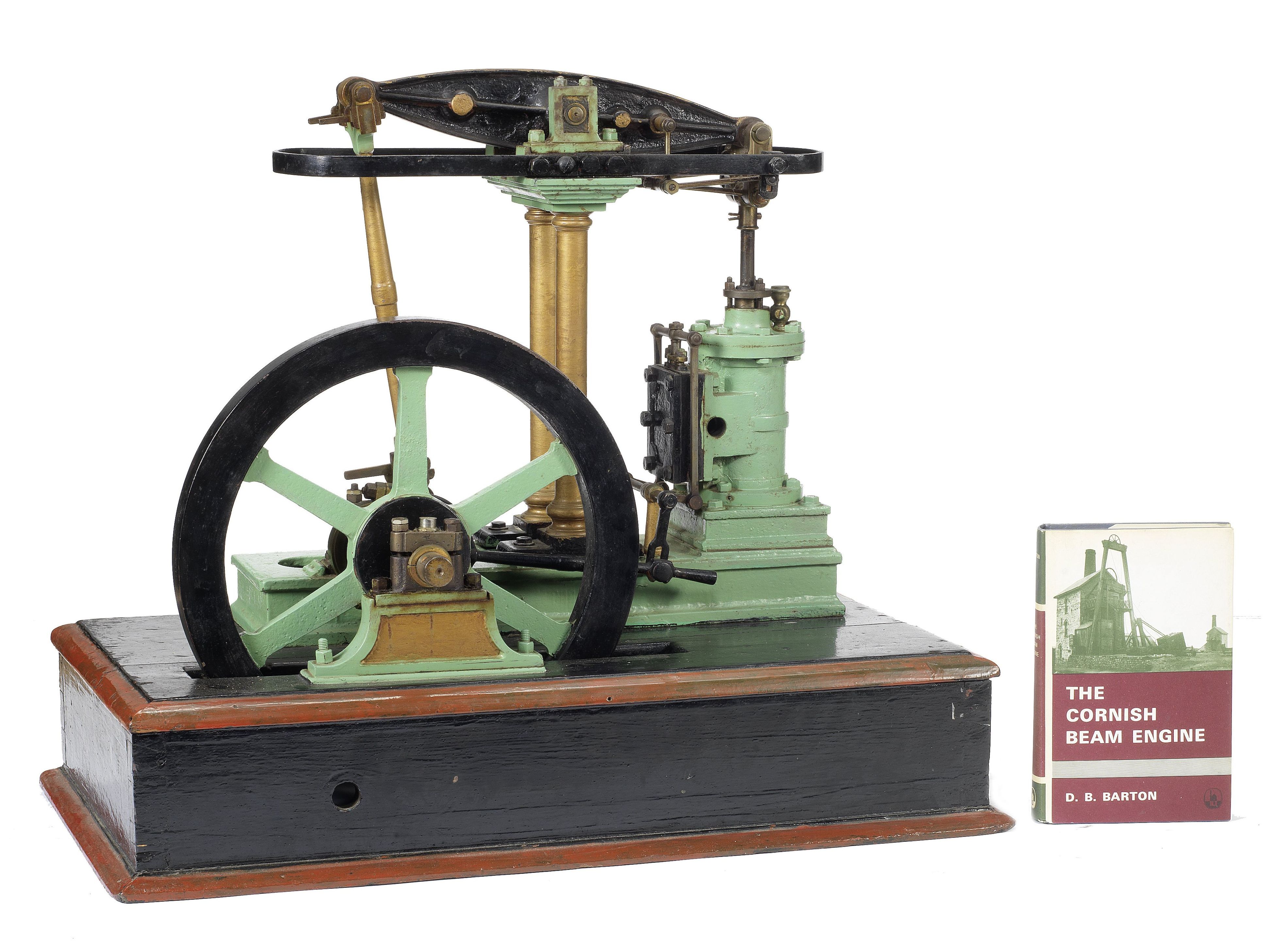 Bonhams Cars : An engineer's model of a Cornish Beam engine, ((2))