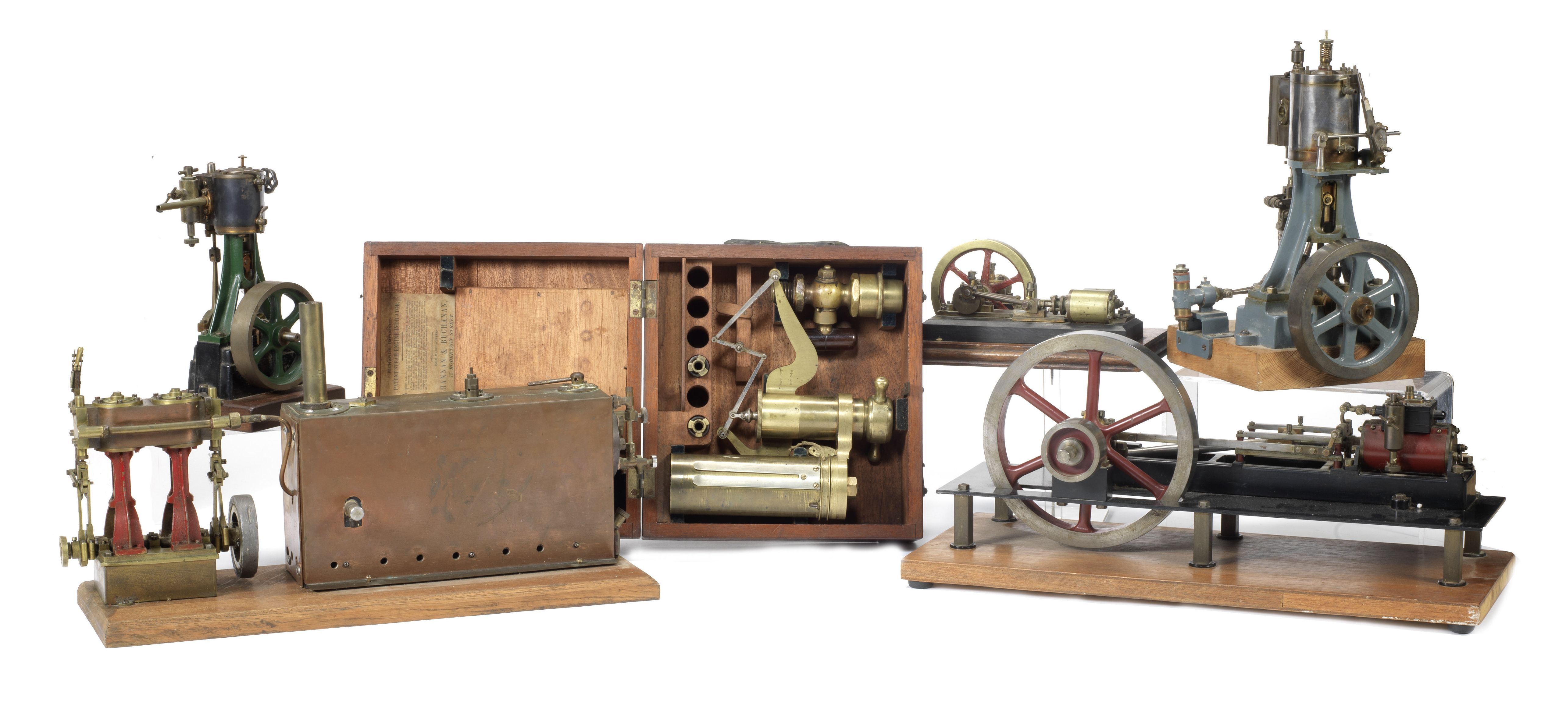 Bonhams Cars : Five engineer's models of steam engines and cased steam ...