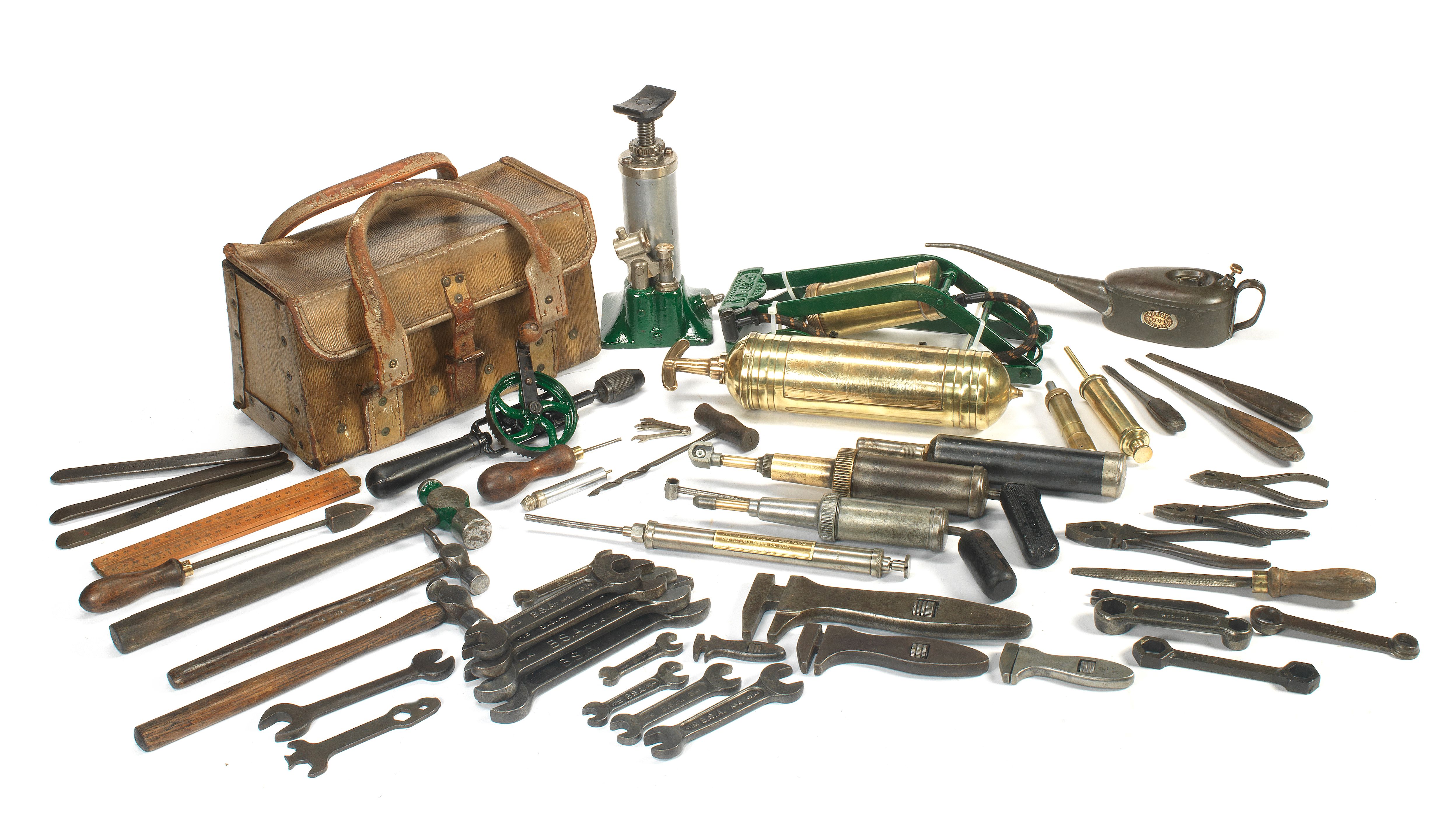Bonhams Cars : A set of tools suitable for a vintage Bentley, with ...
