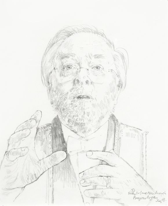 Bonhams : Bryan Organ (British, born 1935) Portrait of Lord Attenborough