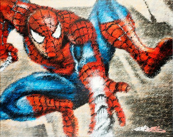 Bonhams : Aaron Bird, aka TEMPER (British, born 1971) 'How I swing it ...