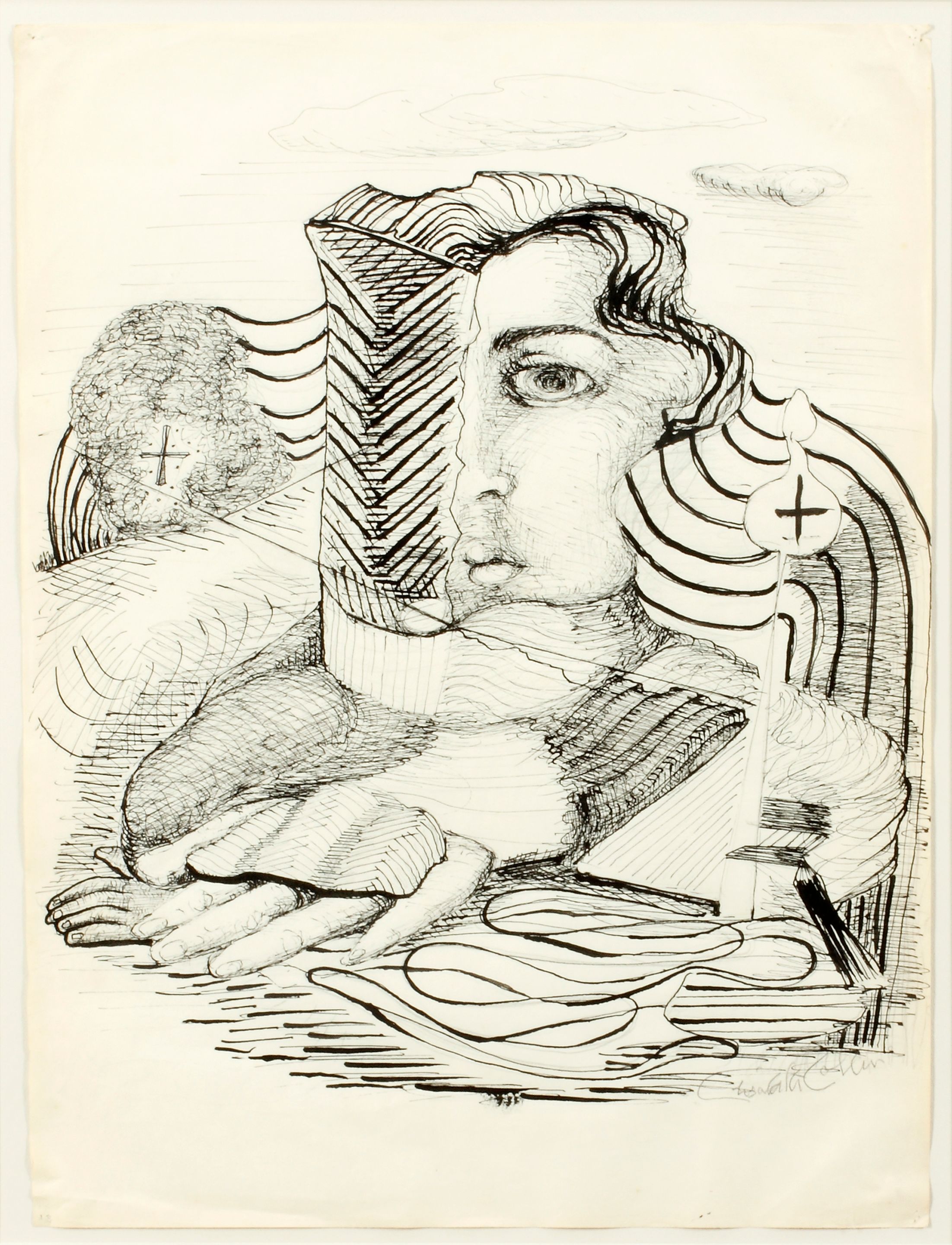 Bonhams : Elisabeth Collins (British, 1905-2000) The Man in Half-Amour ...