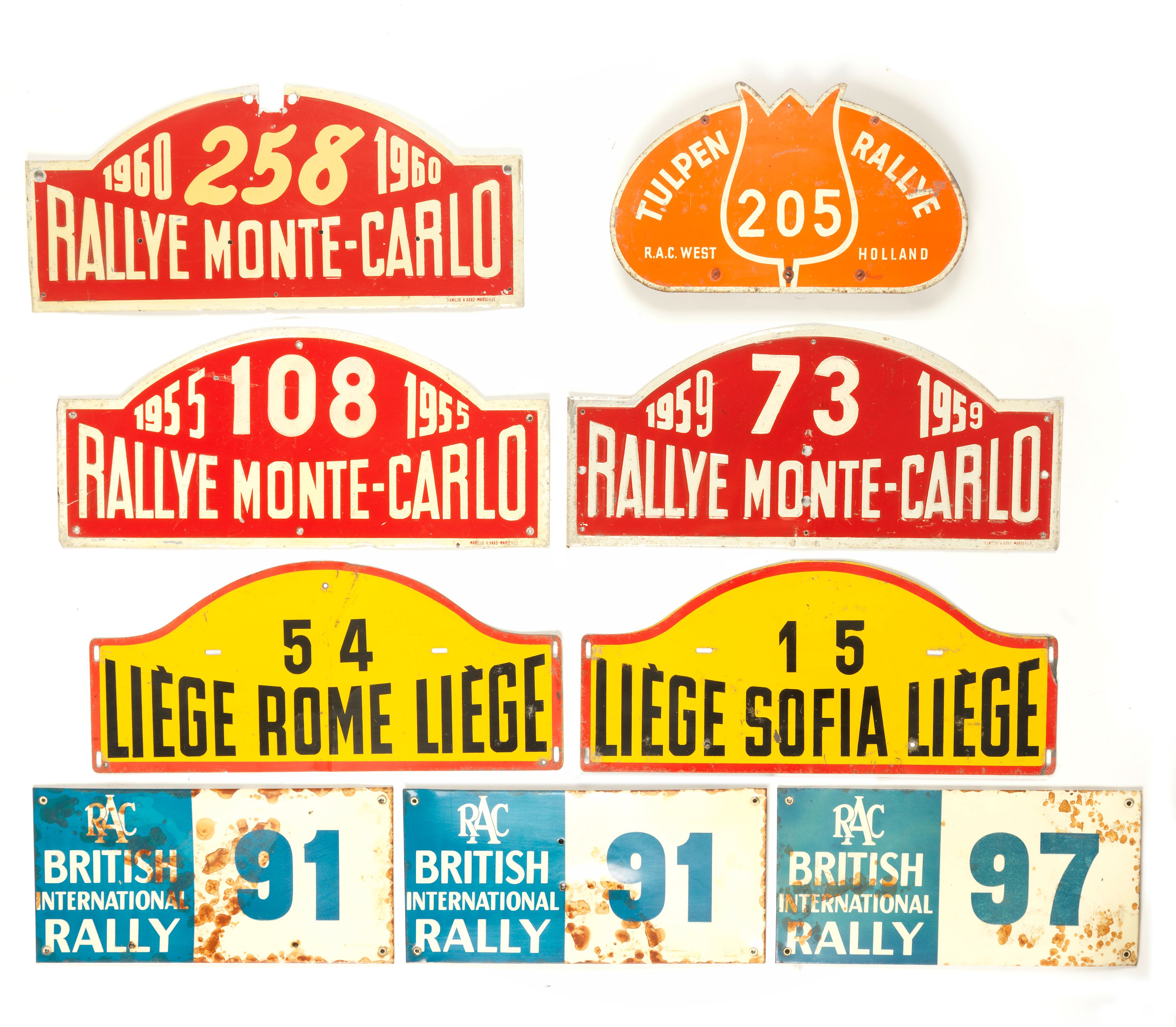Bonhams Cars : A collection of Rally Plates,