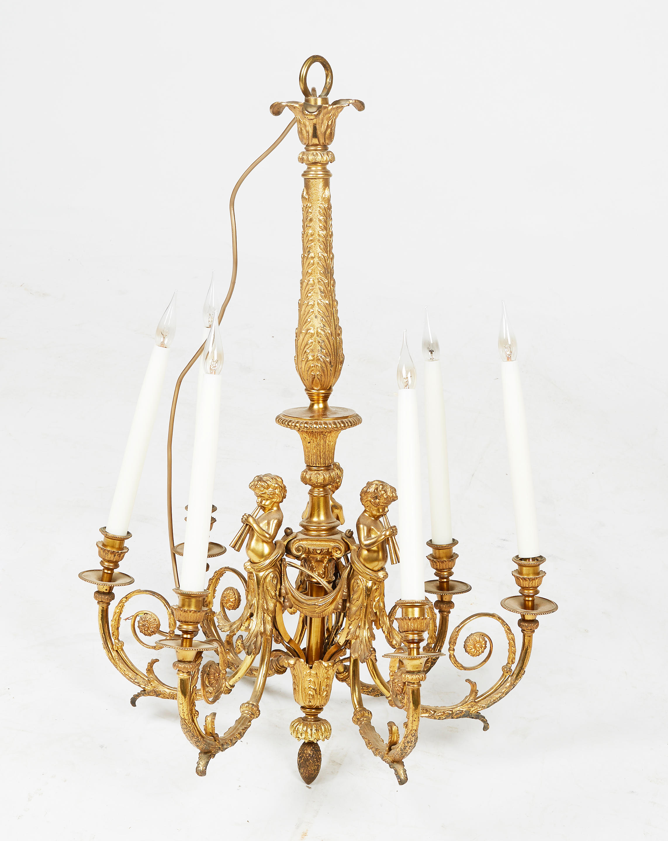Bonhams An Early 20th Century Gilt Brass Hanging Light Fittingthe