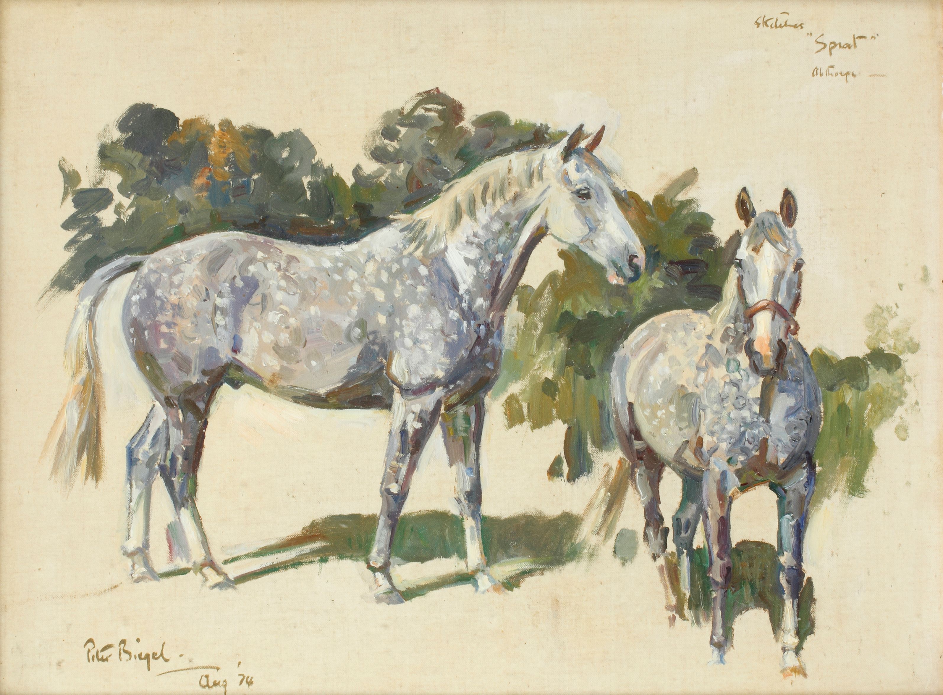 Bonhams : Peter Biegel (British, 1913-1987) 'Sprat' double study of a ...