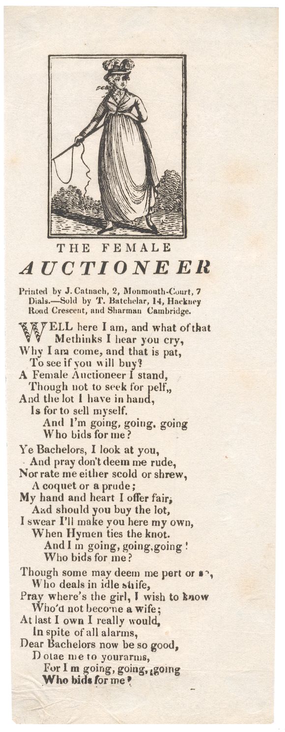 Bonhams : BROADSIDE BALLADS A volume of upwards of 600 English ...