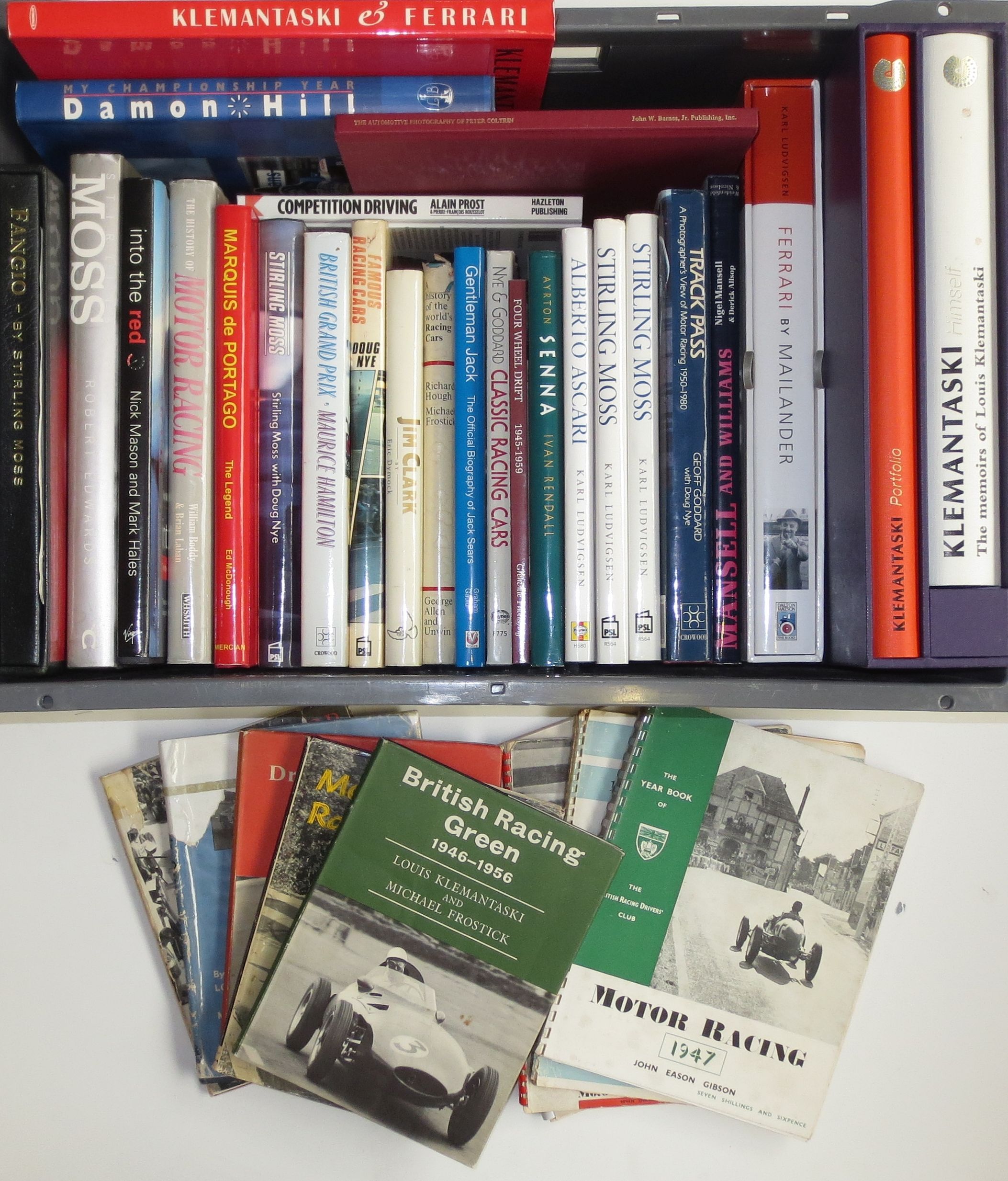Bonhams Cars : A quantity of books relating to Motor Racing Drivers and ...
