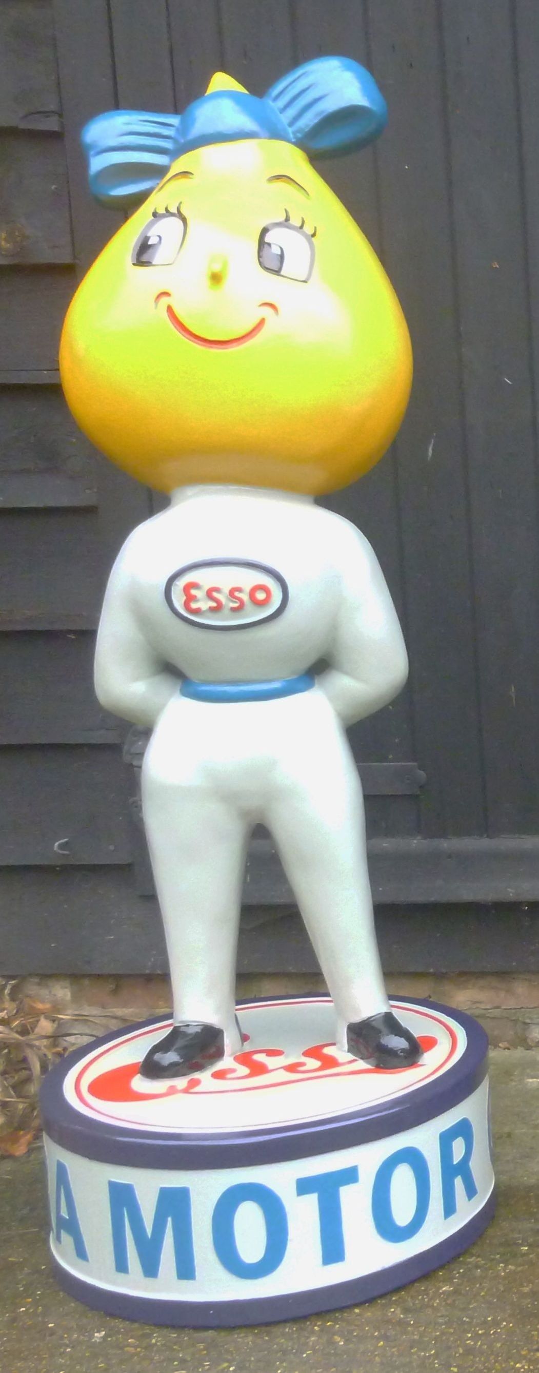 Bonhams Cars : A hand-painted 'Miss Drip' standing forecourt figure,