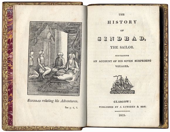 Bonhams : CHAPBOOKS AND BROADSIDE BALLADS The History of Sinbad, the ...