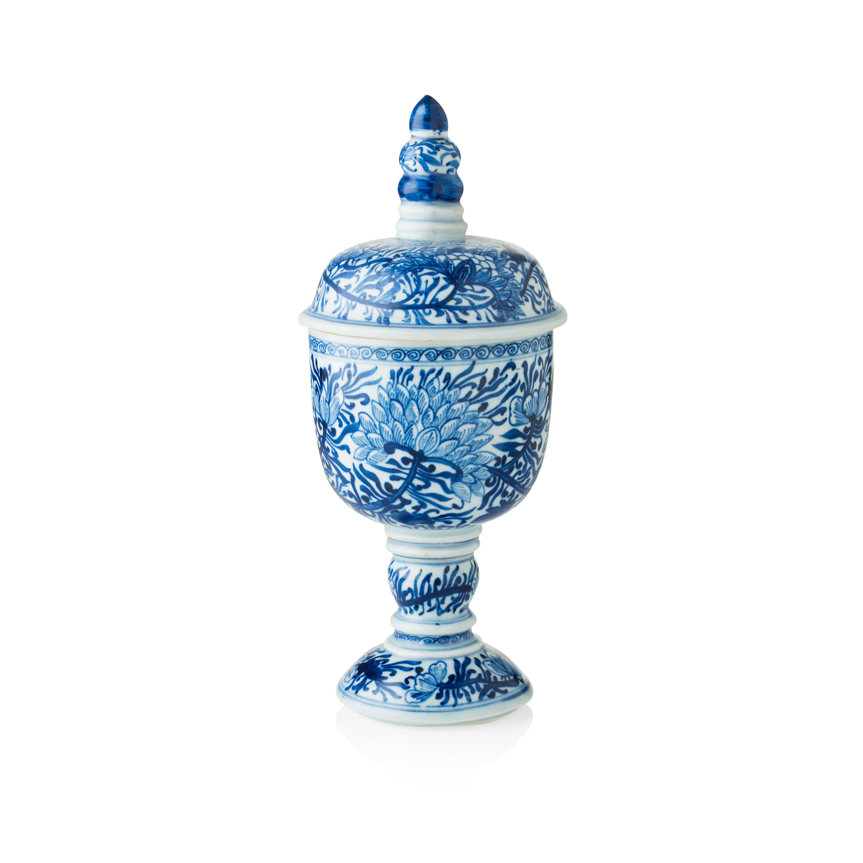 Bonhams A Blue And White Goblet Circa 1690