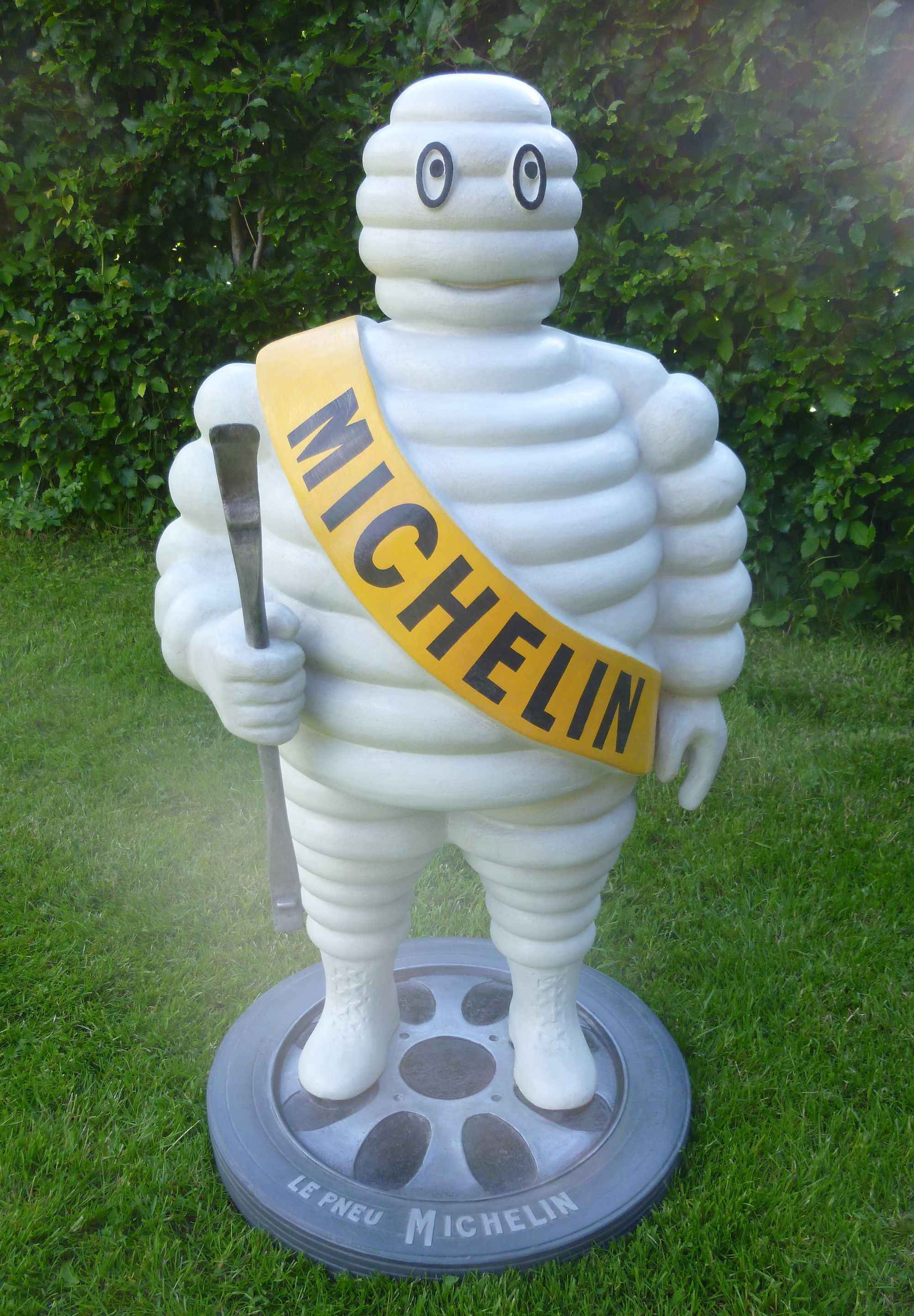 Bonhams Cars : A hand-painted 'Mr Bibendum' standing forecourt figure,