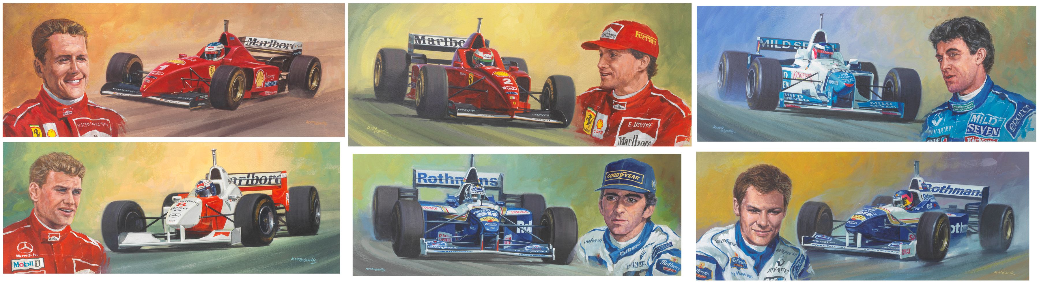 Bonhams Cars : Ross Wardle (British), a series of six Formula 1 driver ...