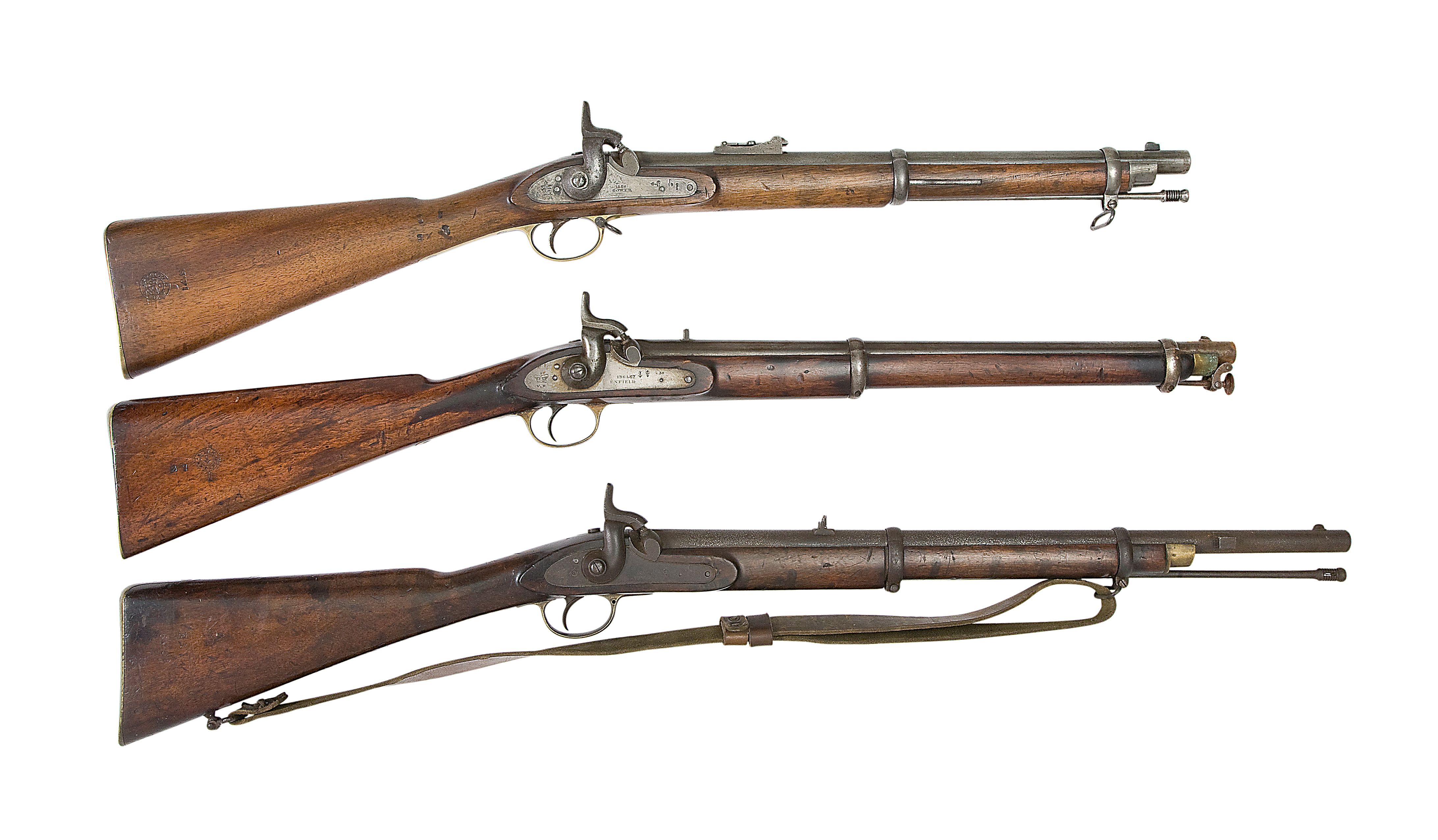 Bonhams : A .577 Percussion 1853 Pattern Second Model Rifle Musket ...