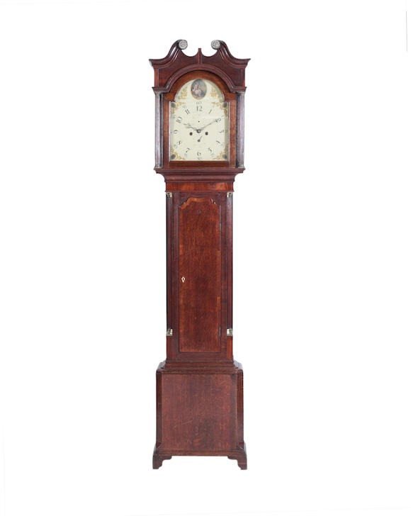 Bonhams A 19th Century Oak Longcase Clock