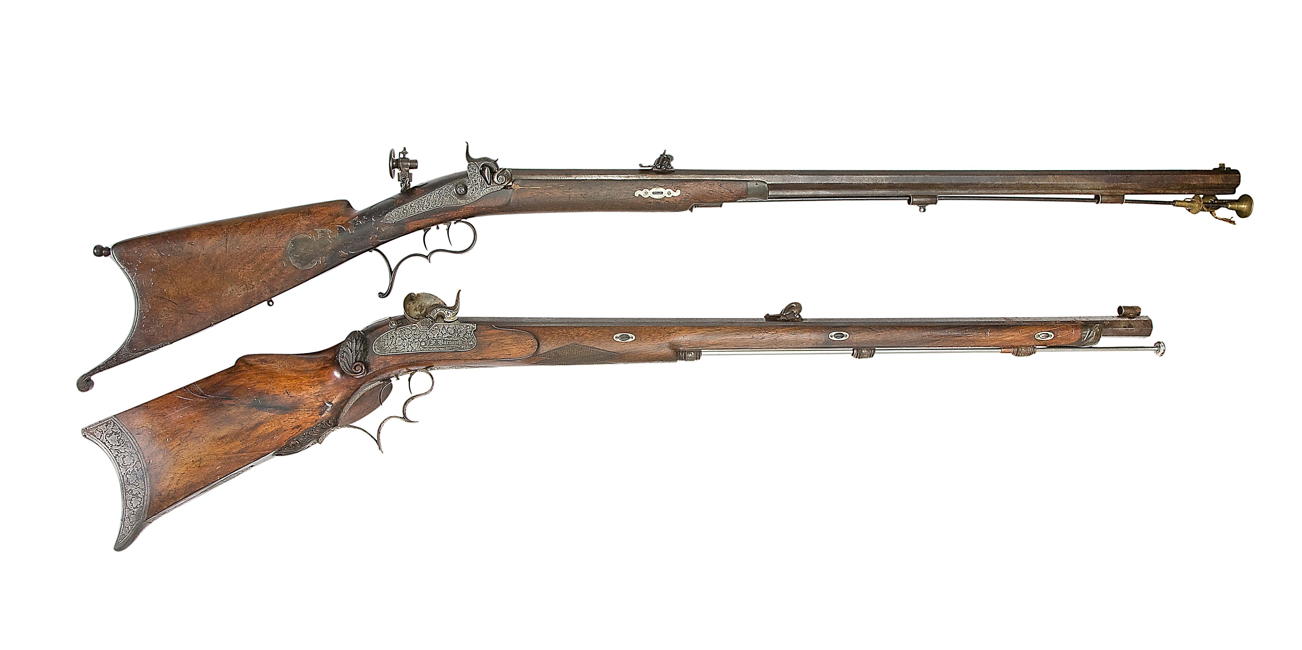 Bonhams : A German .350 Percussion Target Rifle