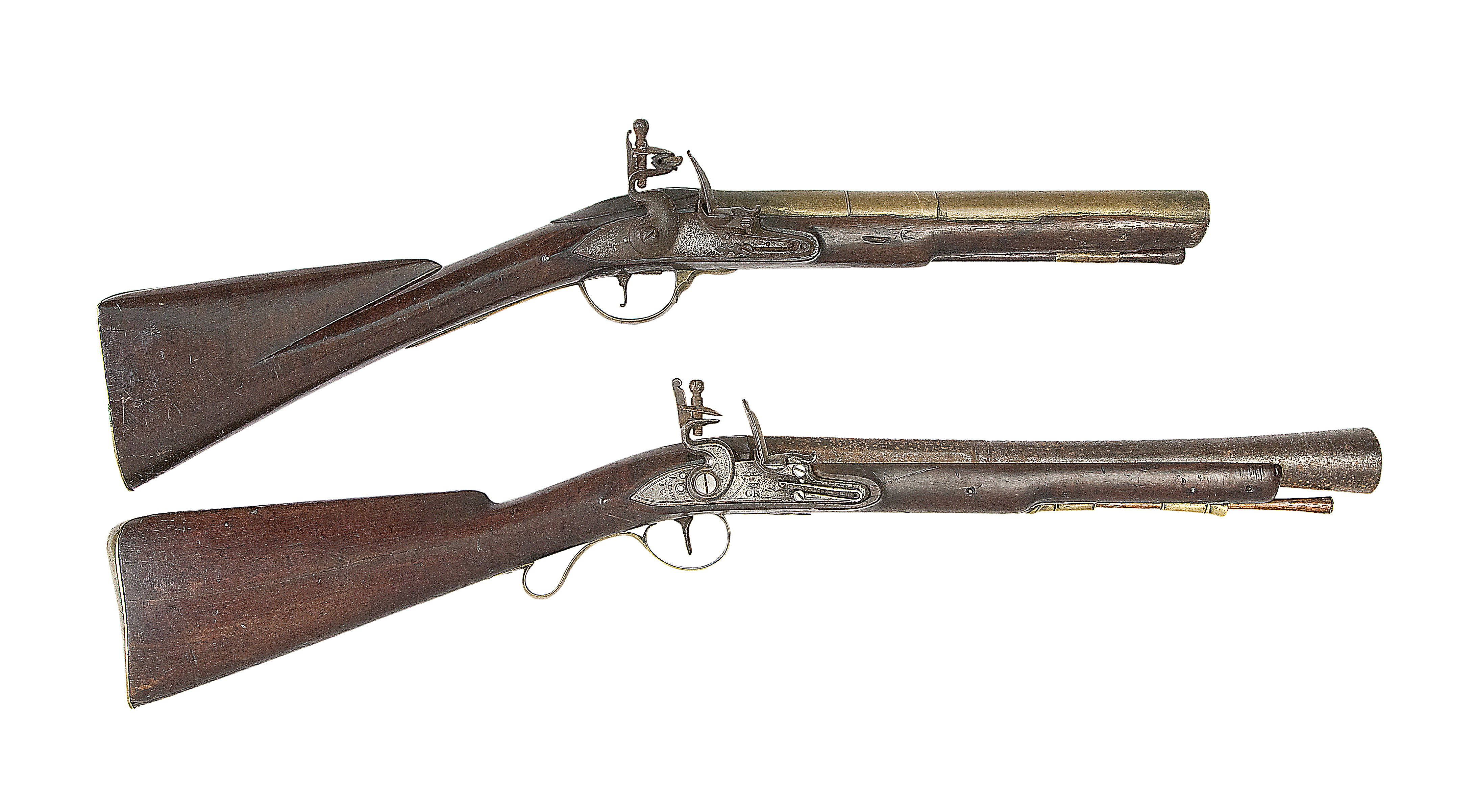 Bonhams : A Rare 6-Bore Brass-Barrelled Flintlock Carbine Of Sea ...