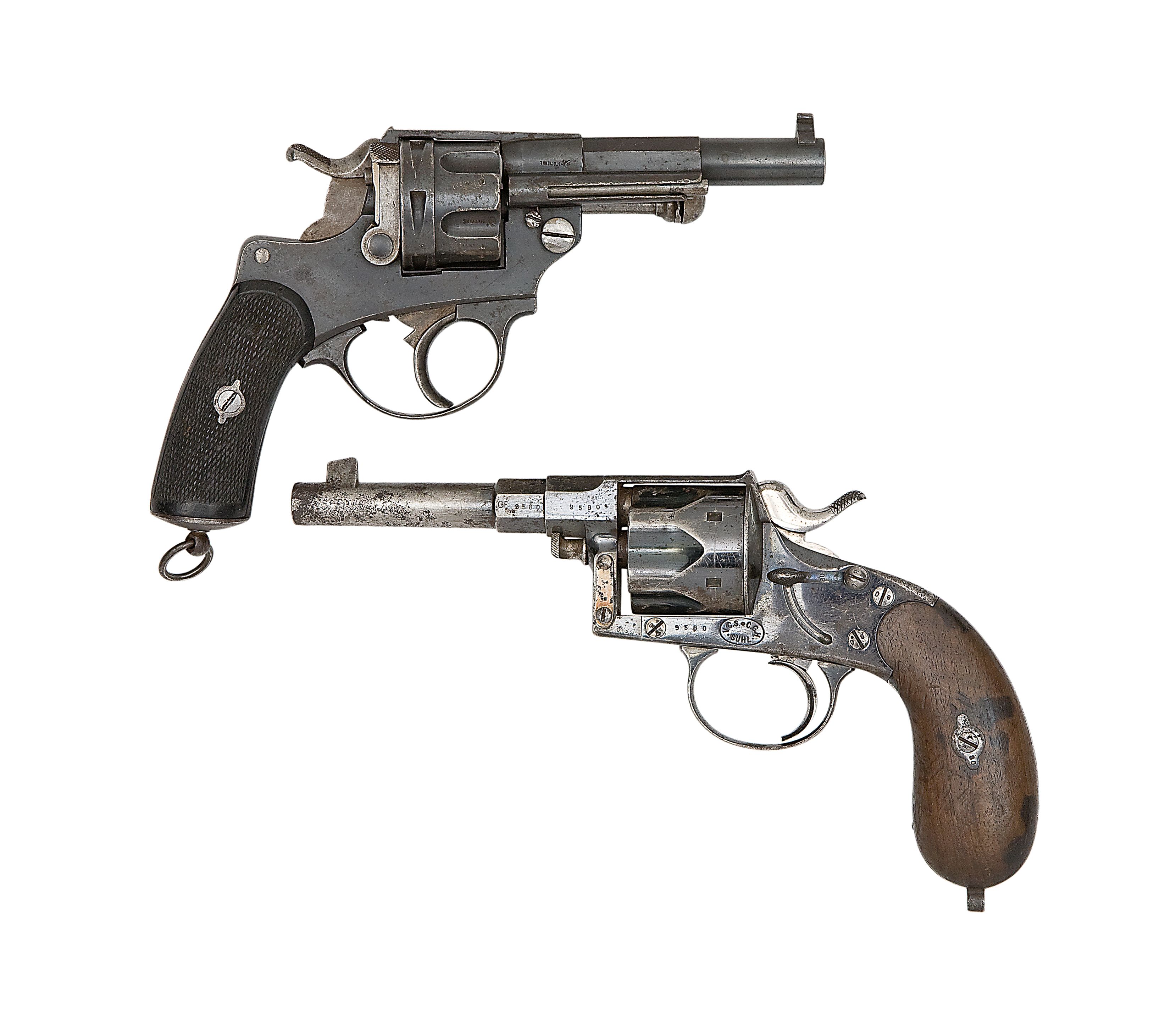 Bonhams : A French 11MM Centre-Fire 1873 Model Six-Shot Military ...