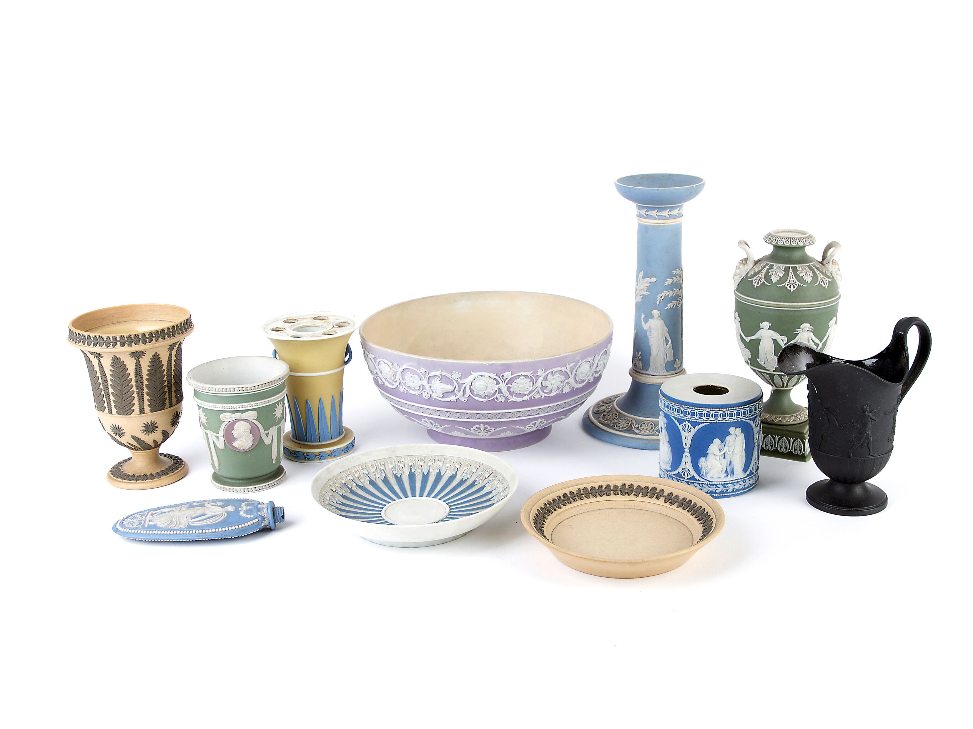 Bonhams : A study collection of Wedgwood dry-body stoneware, mostly ...