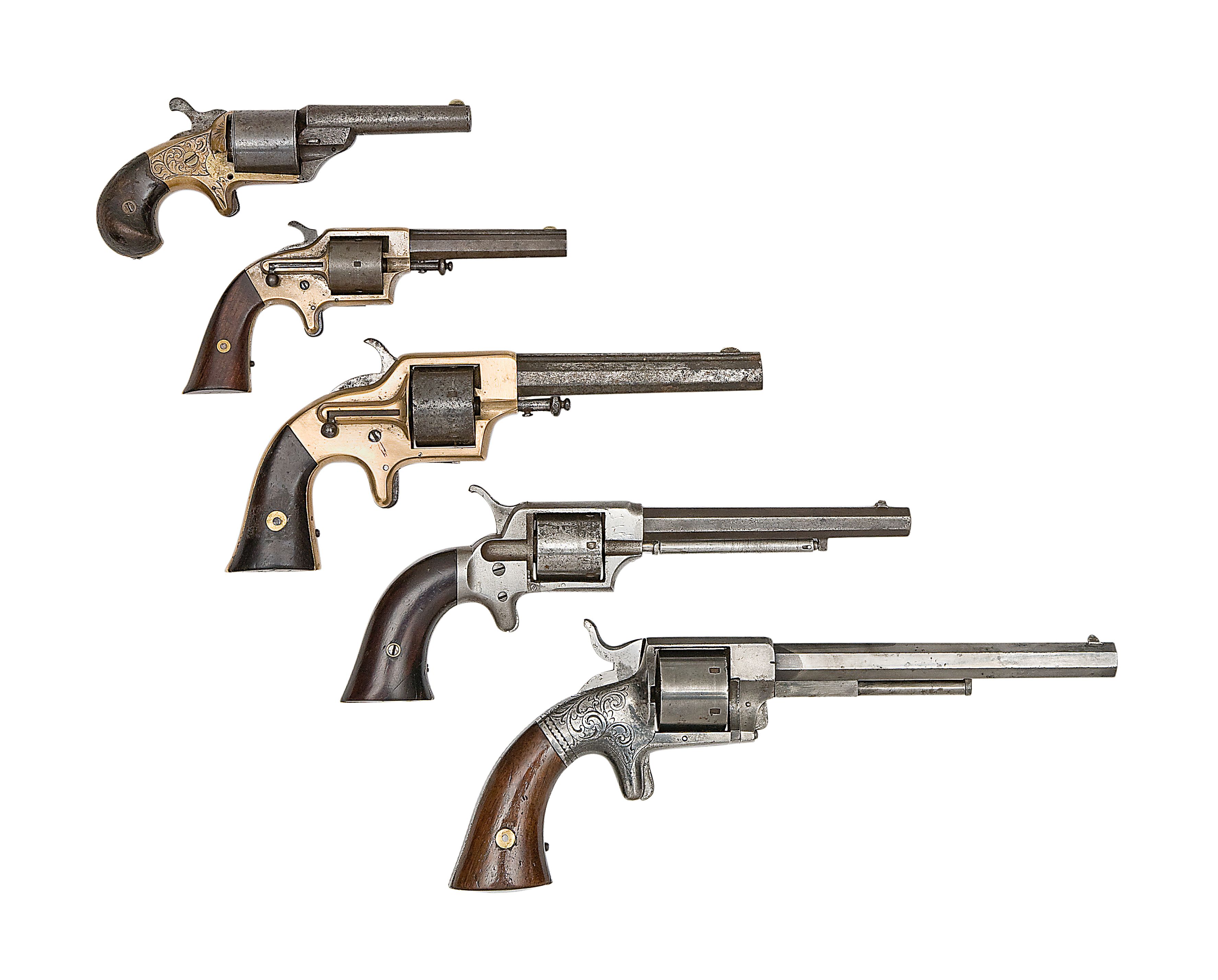 Bonhams : A .32 National Arms Co. Moore's Patent Six-Shot Front-Loading ...