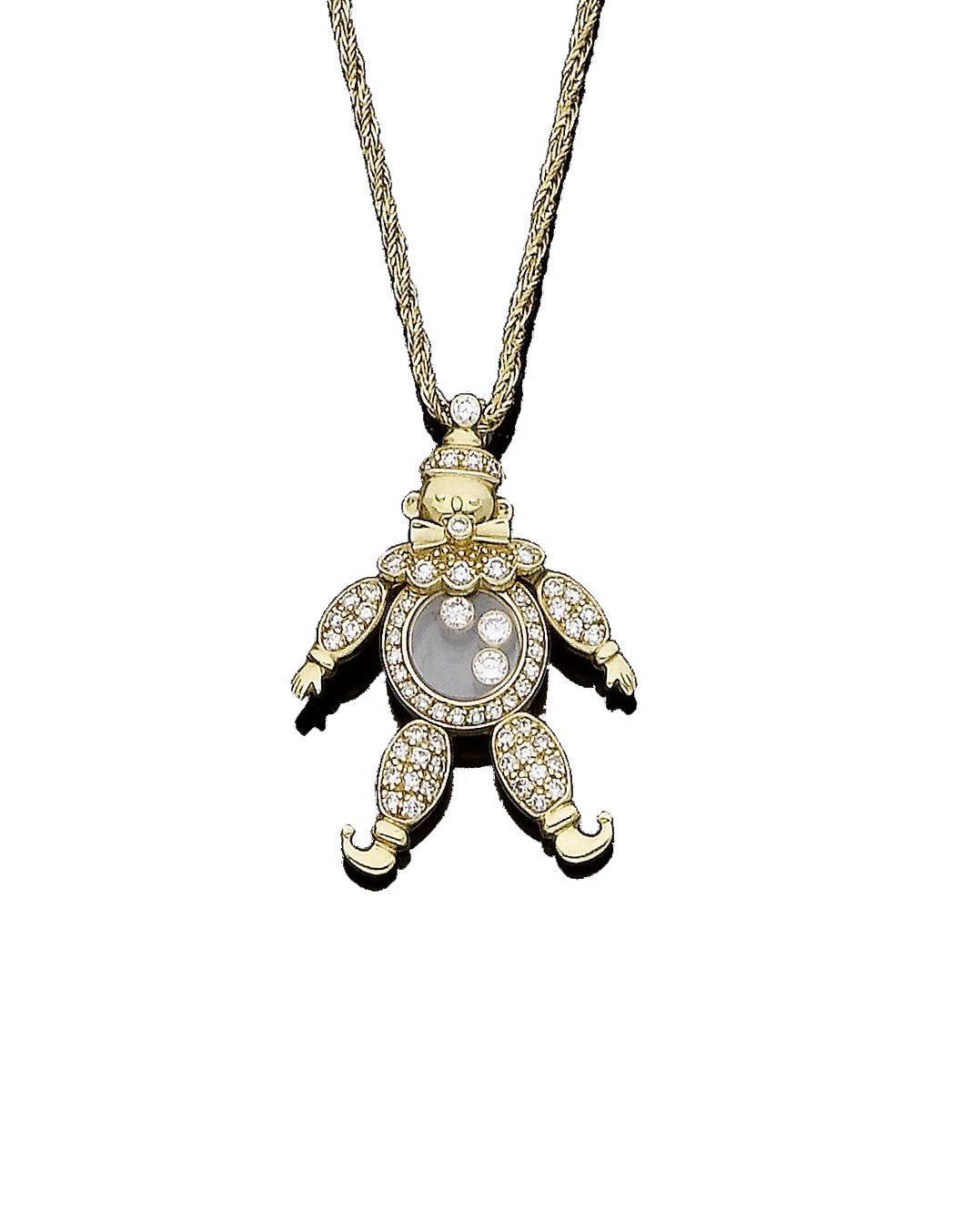 Bonhams : A 'Happy Diamond' clown pendant necklace, by Chopard