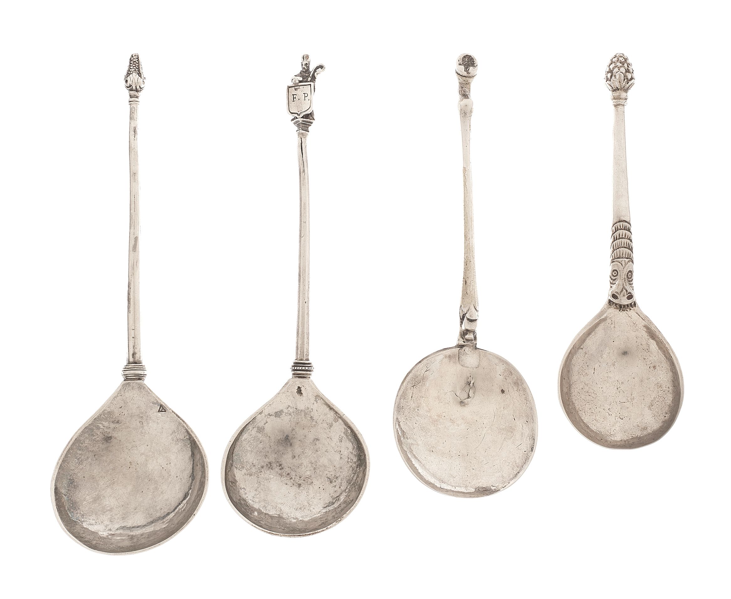 Bonhams : A silver hoof end spoon, probably 17th century Dutch maker's ...
