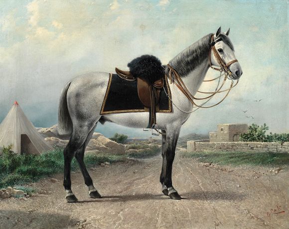 Bonhams : Giuseppe Cali (Maltese, 1846-1930) Portrait of an officer's ...