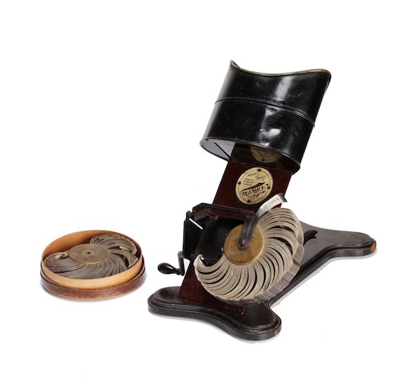 Bonhams : The Kinora, parlour flip film viewer, By Kinora Ltd, London