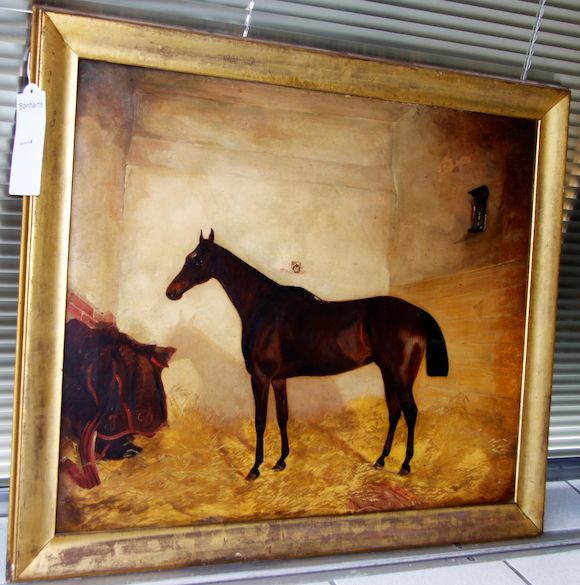 Bonhams : John Goode (British), 19th Century Portrait of a bay horse