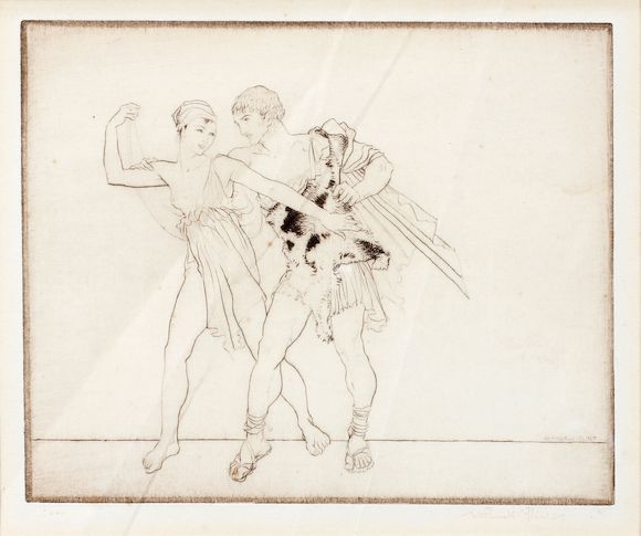 Bonhams : Sir William Russell Flint RA, PRWS (British, 1880-1969) Self ...