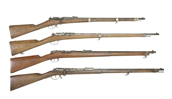 Bonhams : A German Mauser 9.5x60RMM Bolt-Action Centre-Fire 1887 Model ...