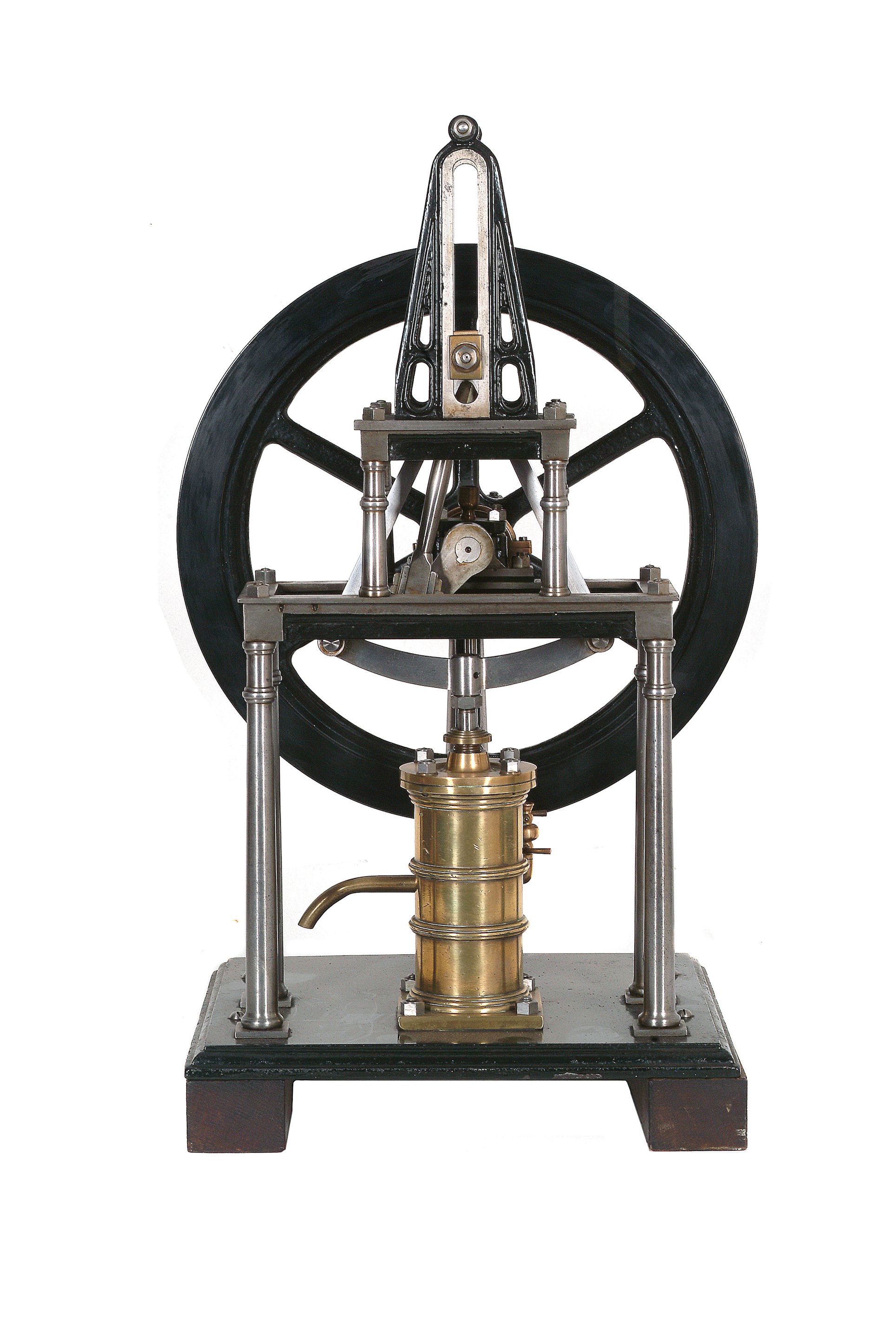 Bonhams : A CONTEMPORARY MODEL OF A FOUR-PILLAR STEEPLE ENGINE, built ...