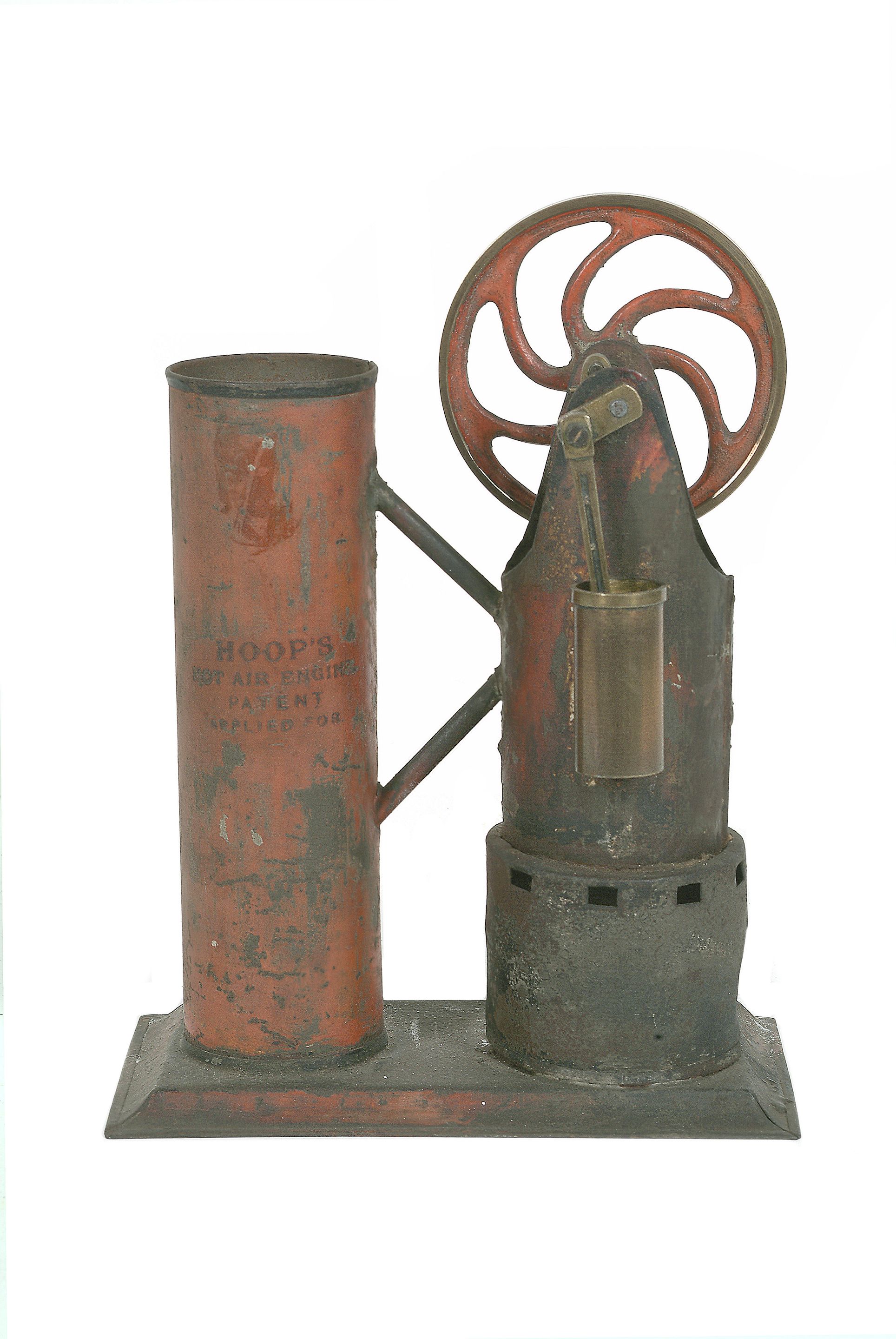 Bonhams : A SMALL TINPLATE AND BRASS MODEL OF A HOOP'S HOT AIR ENGINE ...