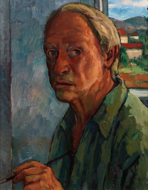 Bonhams : Francois Krige (South African, 1913-1994) Self-portrait