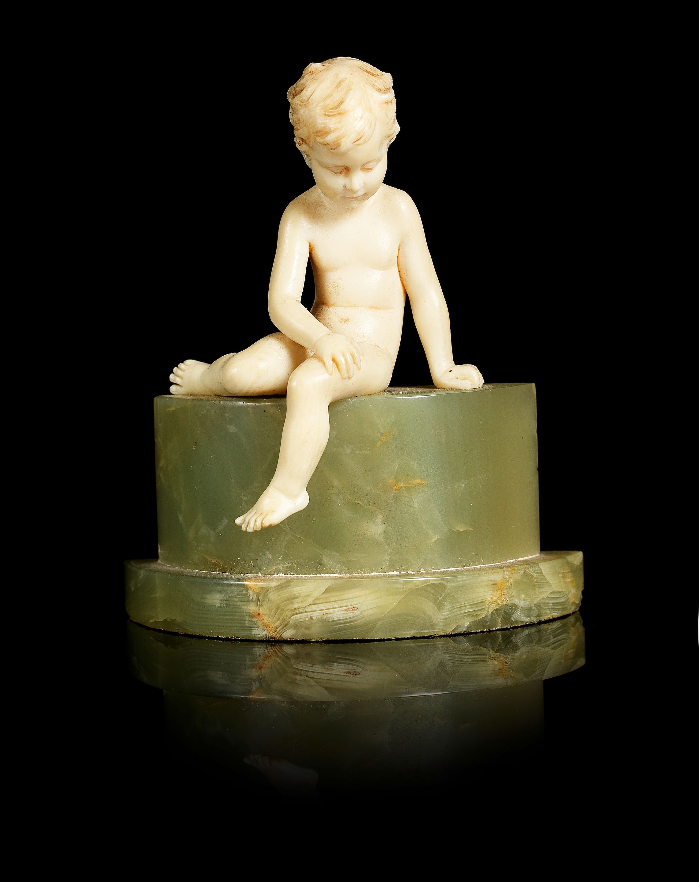Bonhams : Ferdinand Preiss (German, 1892-1943) A Carved Ivory Figure of ...
