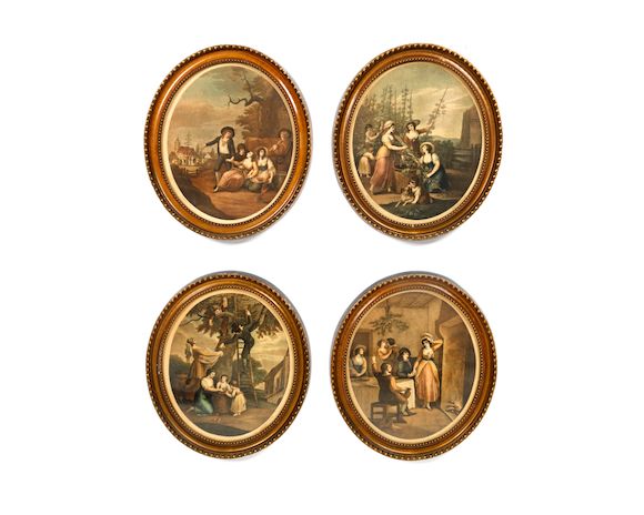 Bonhams : After Francesco Bartolozzi RA (Italian, 1727-1815): A set of ...