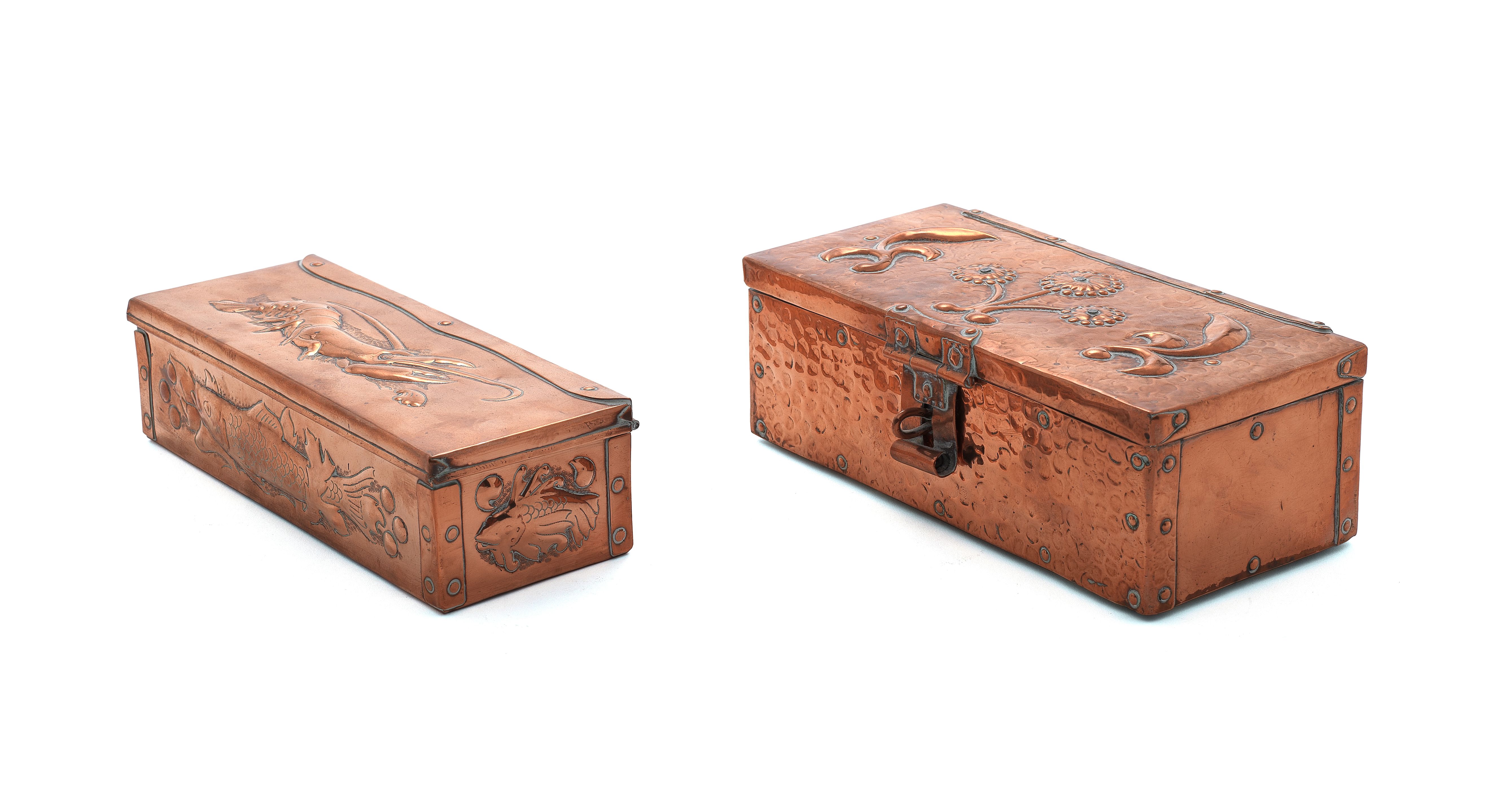 Bonhams : John Pearson An Arts and Crafts Copper Box, circa 1900